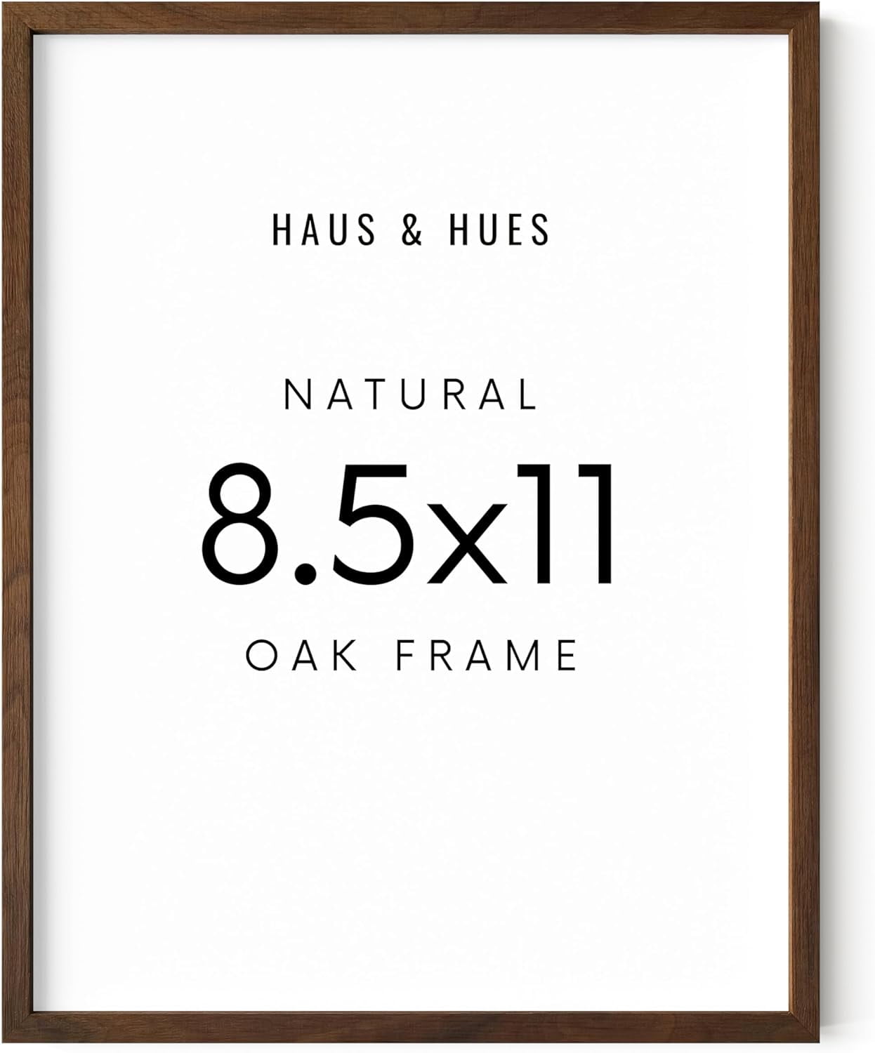 Haus and Hues 8.5 x 11 Picture Frame - Certificate Frames 8.5 X 11 Wood ...