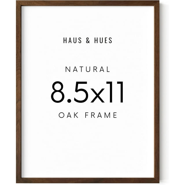 Haus and Hues 8.5 x 11 Picture Frame - Certificate Frames 8.5 X 11 Wood ...