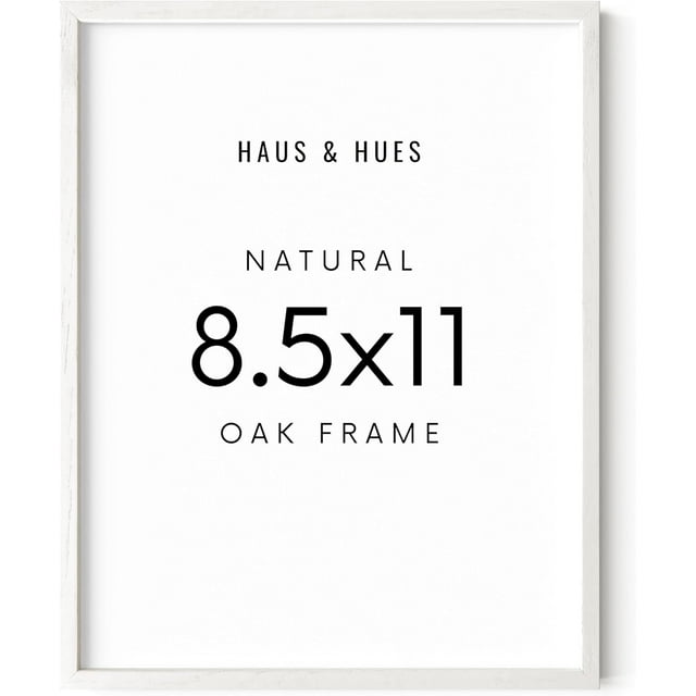 Haus and Hues 8.5 x 11 Picture Frame - Certificate Frames 8.5 X 11 Wood ...