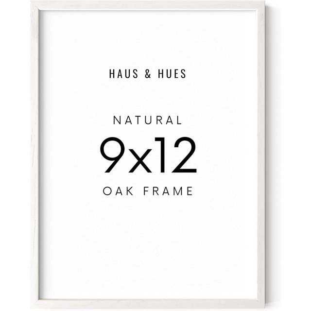 Haus and Hues 9x12 Picture Frame - 9 X 12 Frame Wooden Picture Frames ...