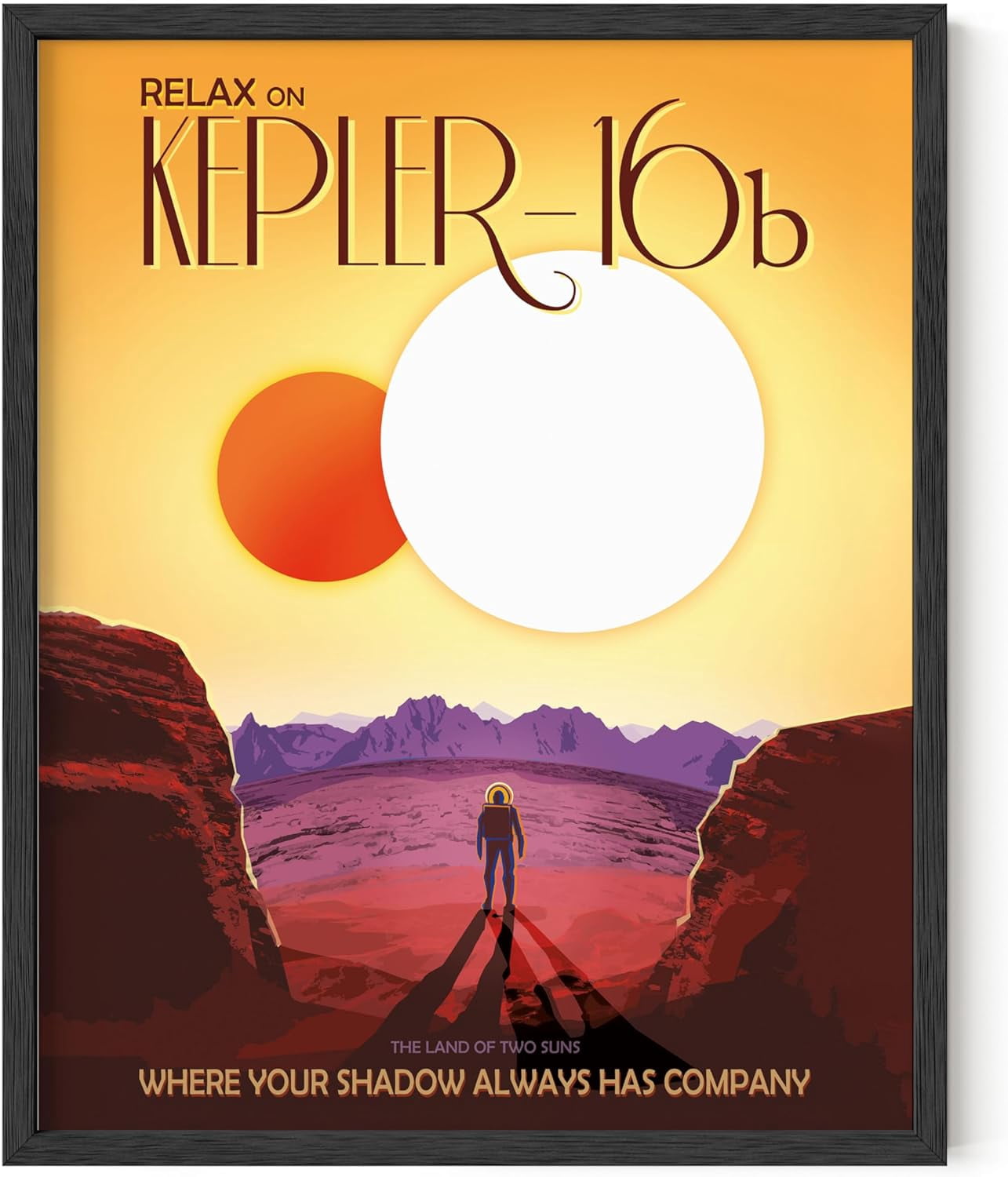 Haus and Hues Kepler 16b Space Posters for Room, Nasa JPL Posters Space ...