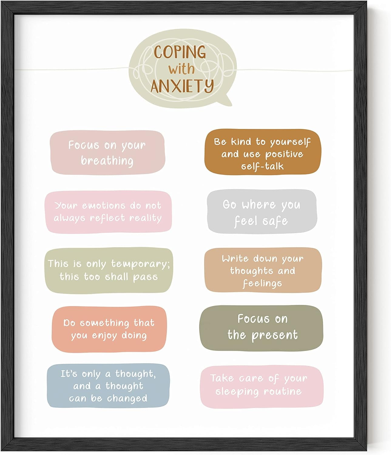 Haus and Hues Mental Health Posters – Emotions Poster Psychology ...