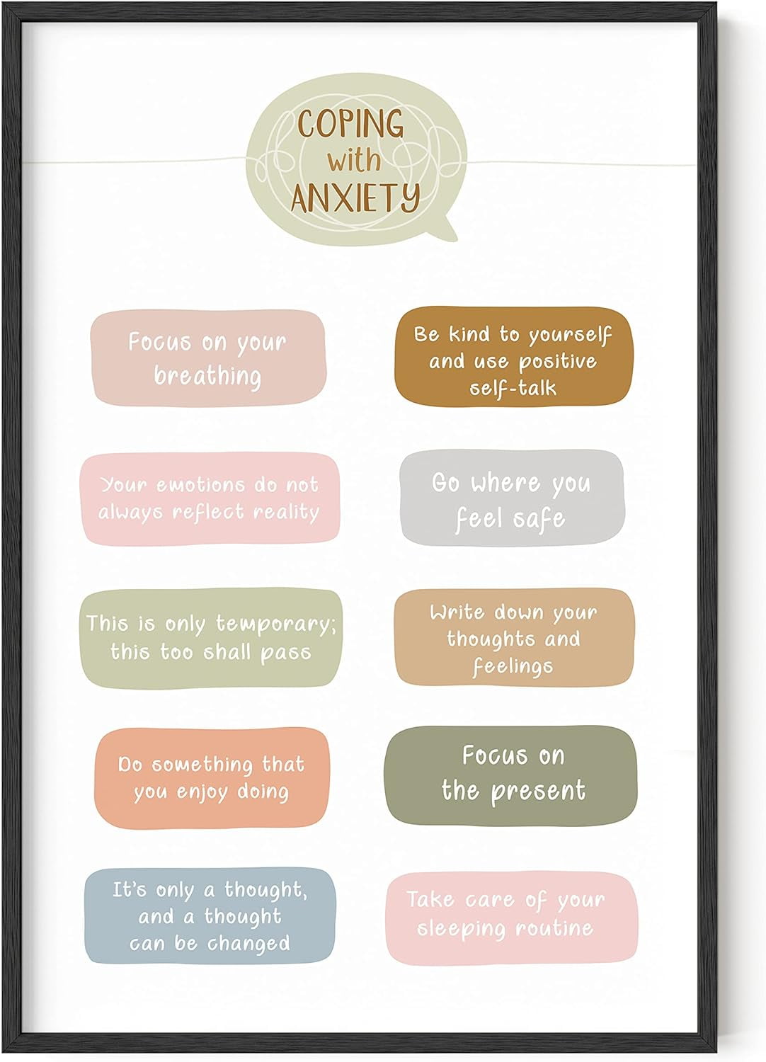 Haus and Hues Mental Health Posters – Emotions Poster Psychology ...