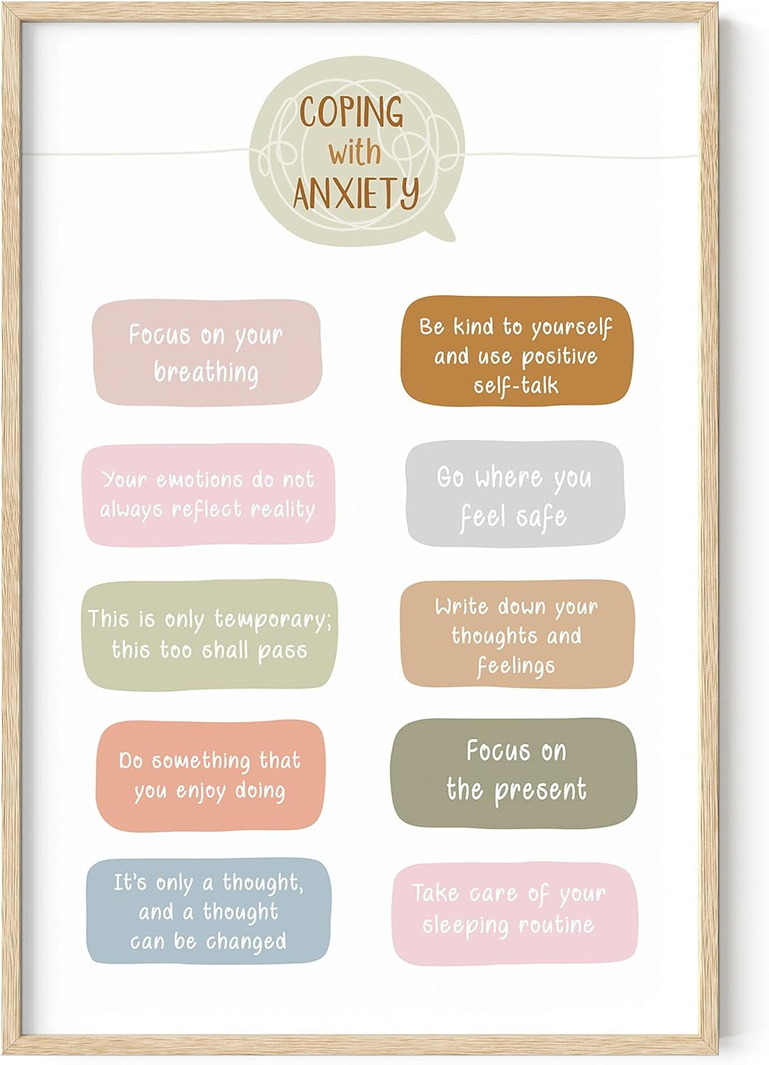 Haus and Hues Mental Health Posters – Emotions Poster Psychology ...