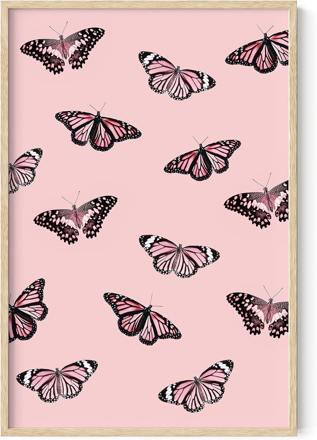 Haus and Hues Pink Butterfly Wall Decor Butterfly Prints Butterfly ...