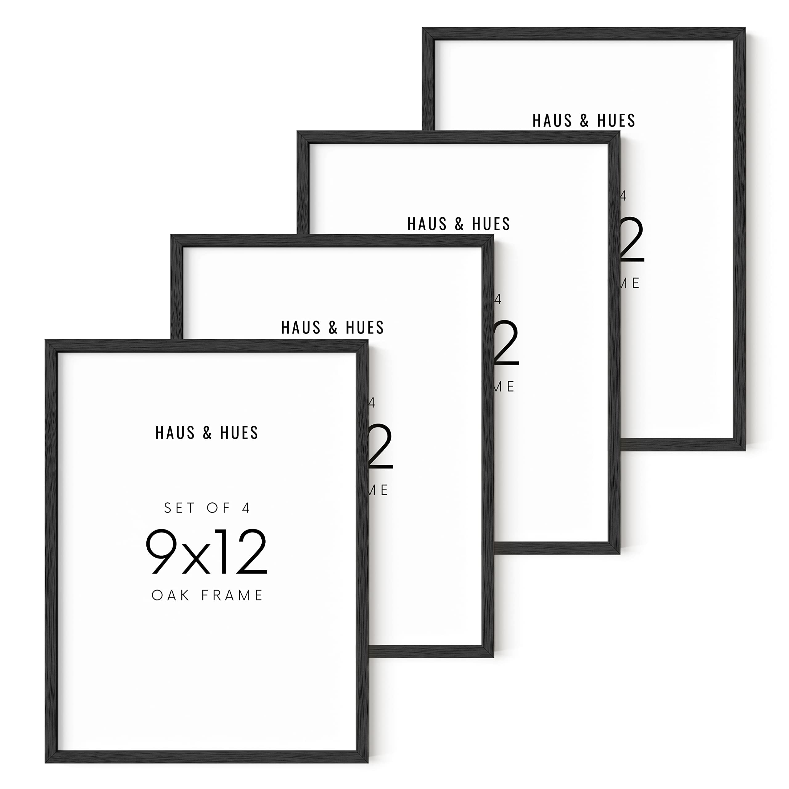 Haus and Hues Set of 4 9x12 Picture Frame - 9 x 12 Picture Frame ...