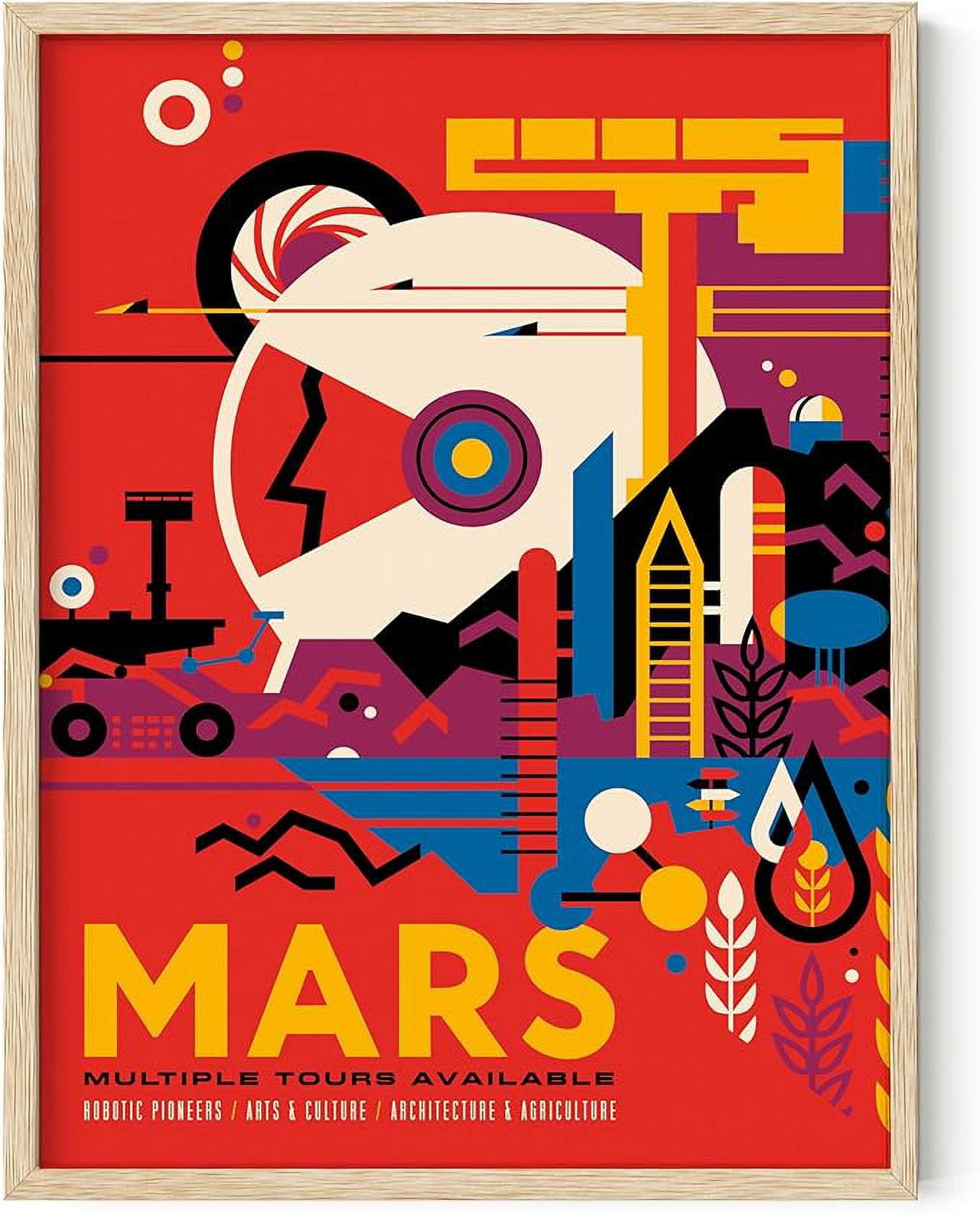 Haus and Hues Space Wall Art - Vintage Space Posters, NASA JPL Poster ...
