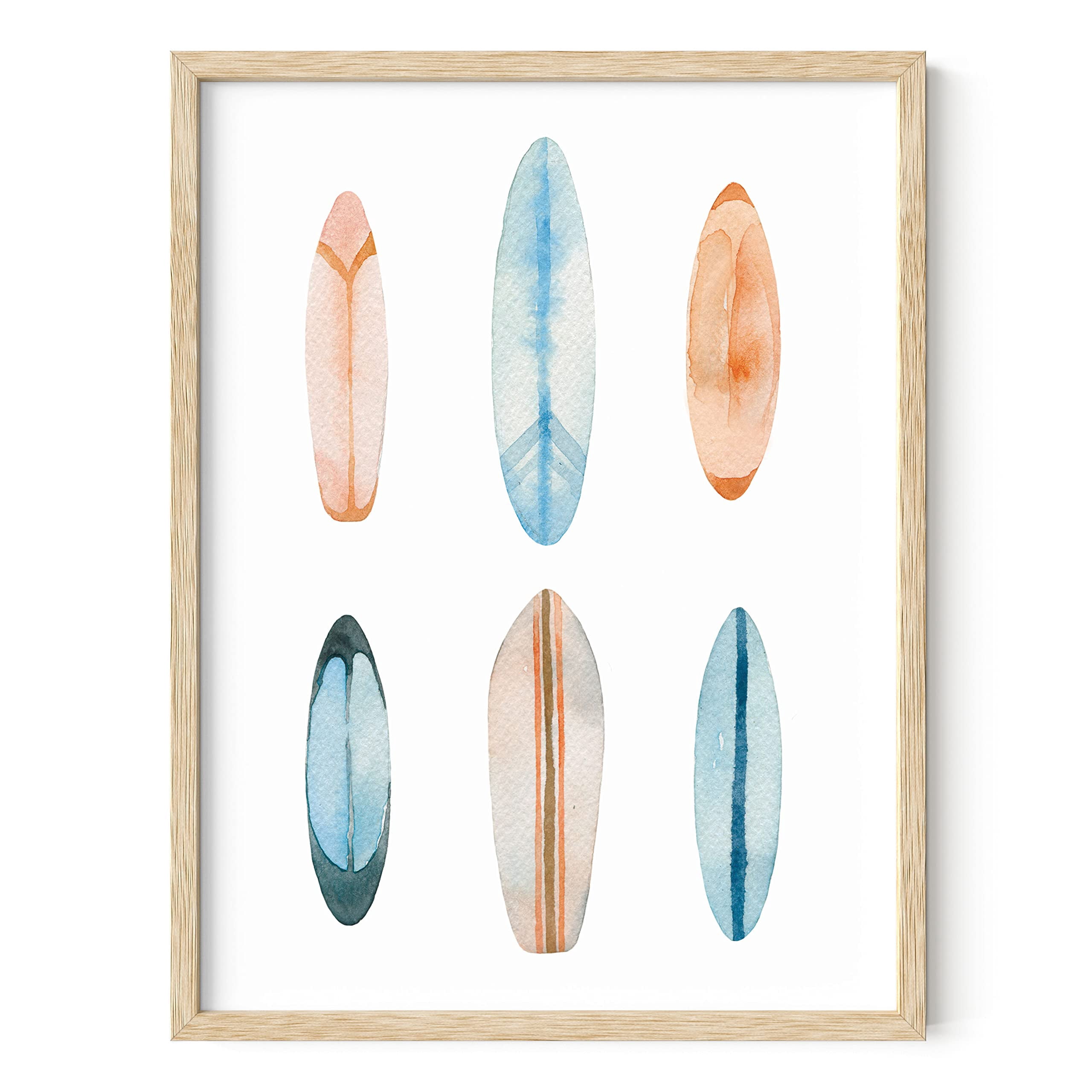 Haus and Hues Surf Wall Art and Surf Decor for Bedroom - Surfer Poster ...