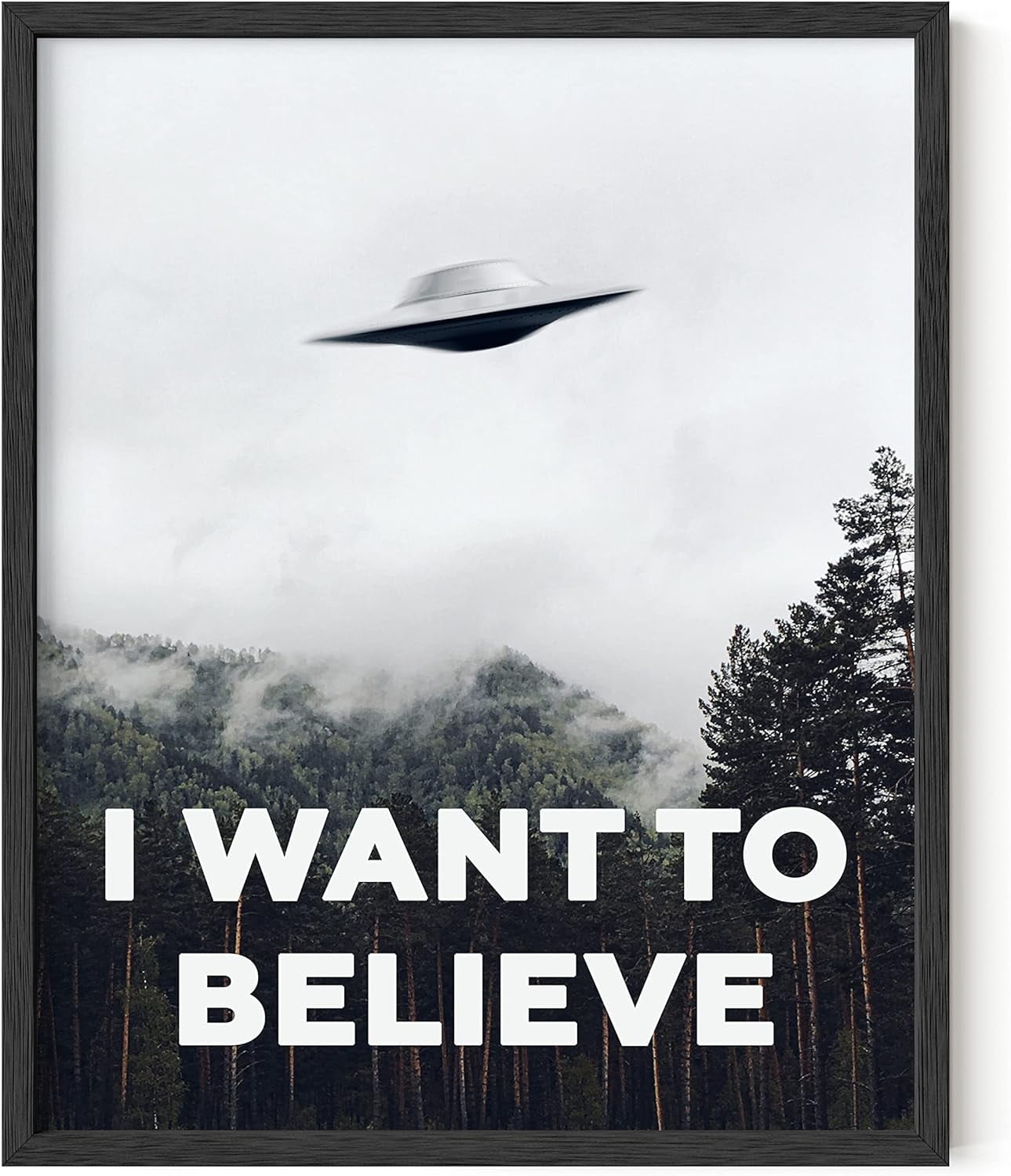 Haus and Hues The X Files I Want To Believe Poster - I Want To Believe ...
