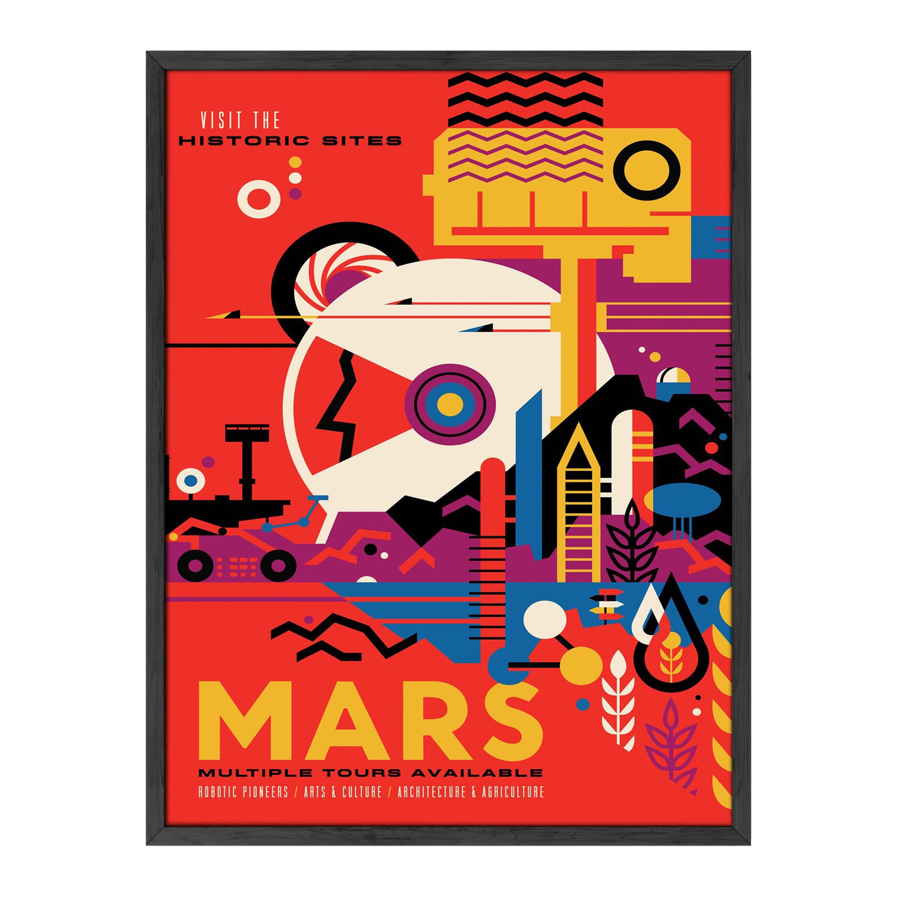 Haus and Hues Explore Mars Poster - NASA Print Space Posters Visions Of ...
