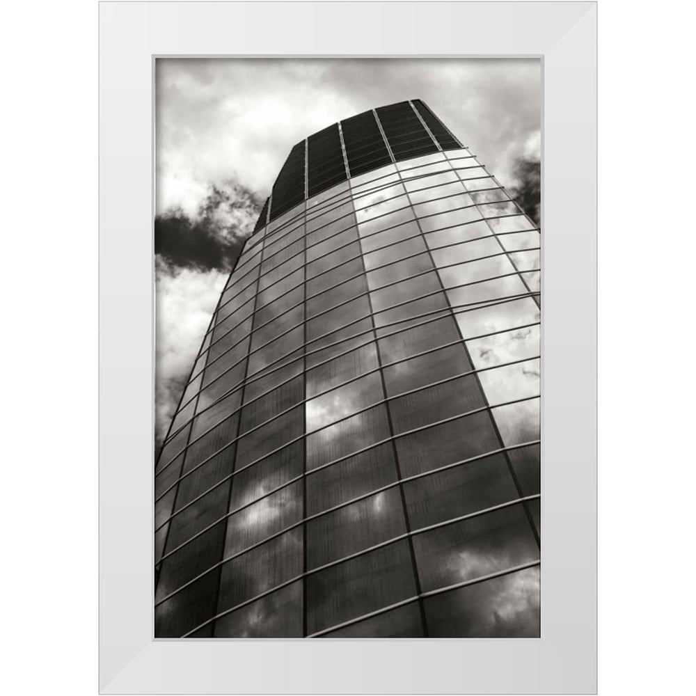 Hausenflock, Alan 17x24 White Modern Wood Framed Museum Art Print Titled - Tower of Clouds III ...