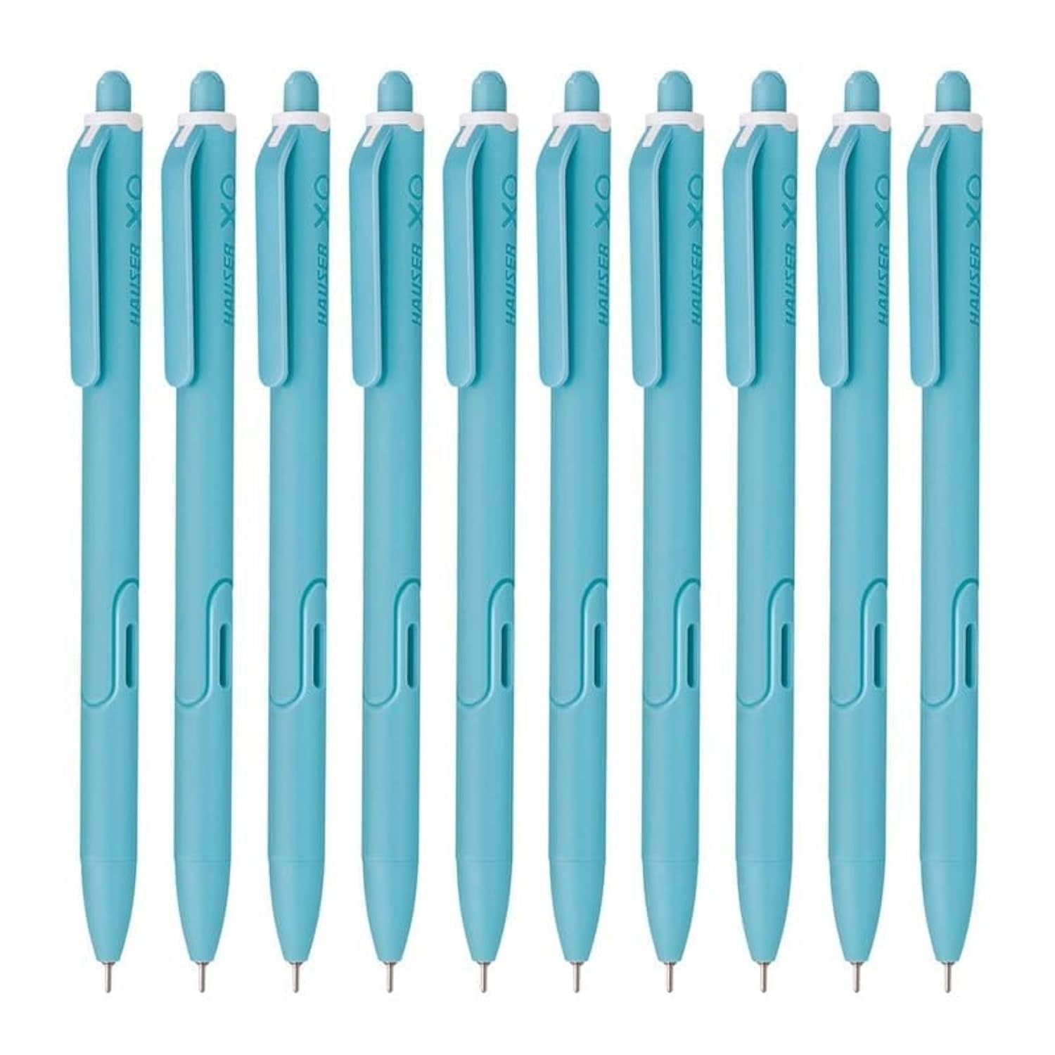 Flair Plastic Ballpoint Pens with Sleek Design, Matt Finish, and Blue ...