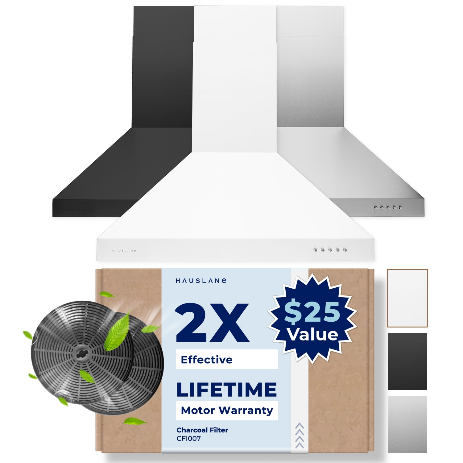 Hauslane | Chef Series WM-530 30” Wall Mount Range hood | Base Model ...