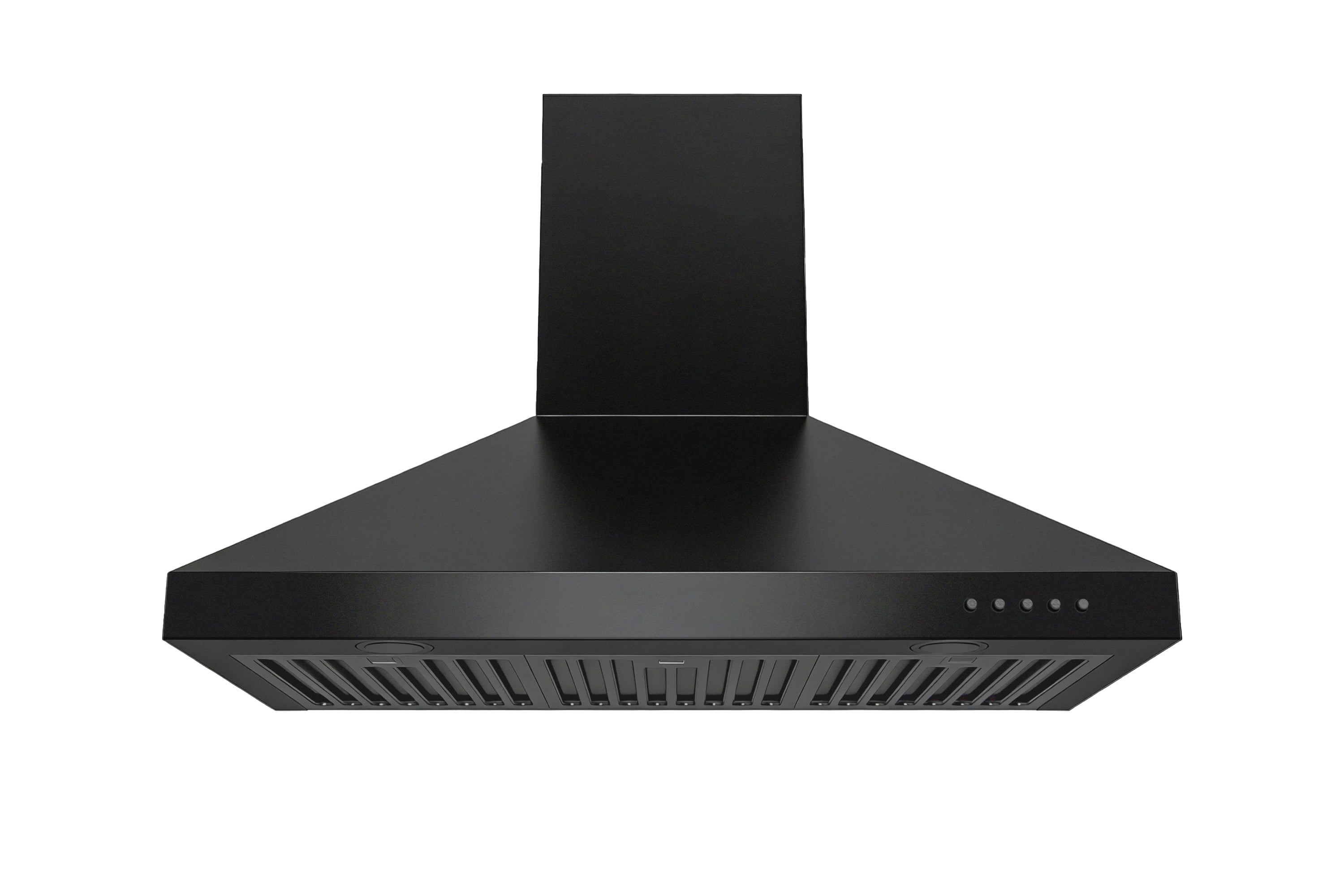 Hauslane WM-530 Base 36-in Convertible Matte Black Wall-Mounted Range ...