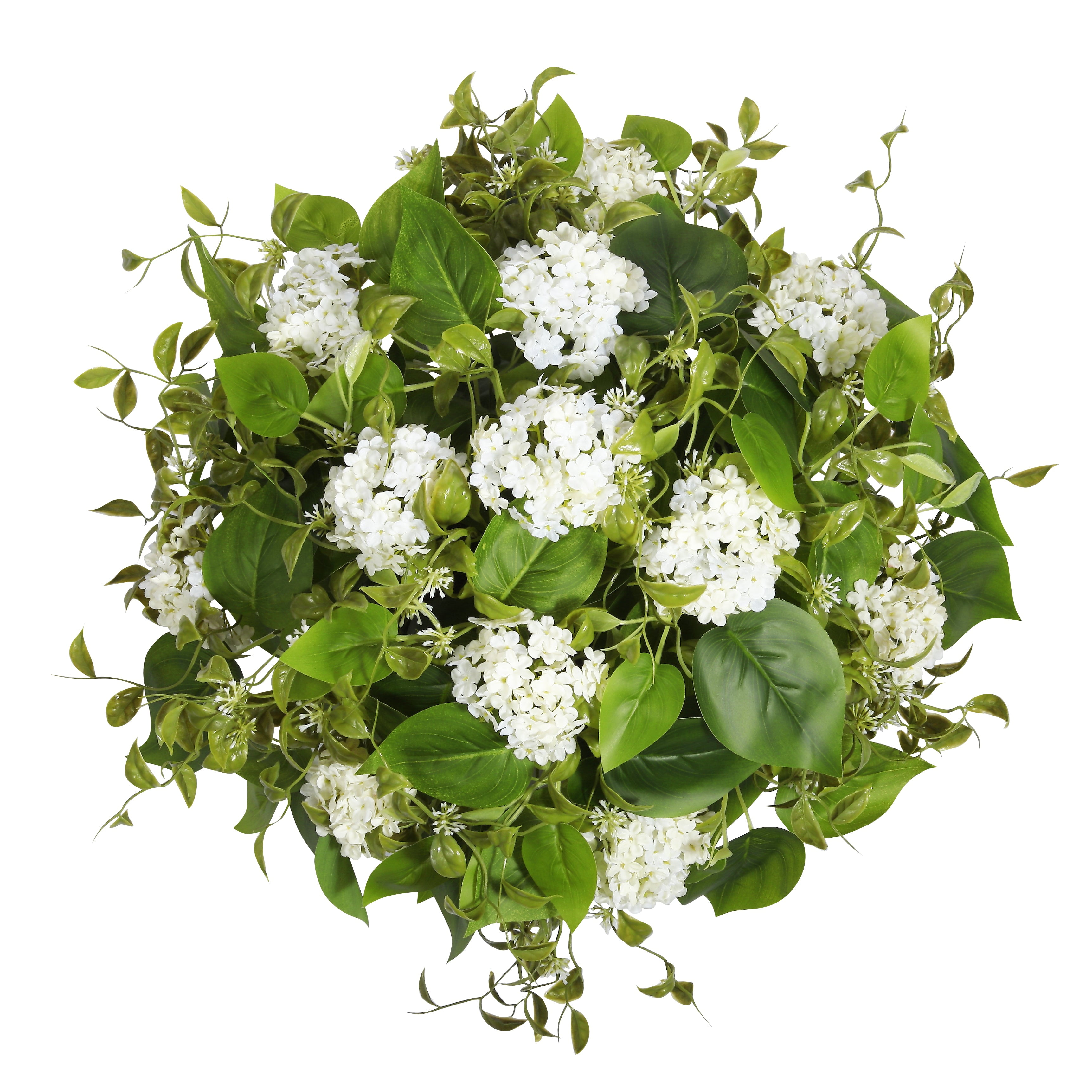 Haute Decor Outdoor Floral Planter: 24 Inch Adjustable Height Hydrangea ...