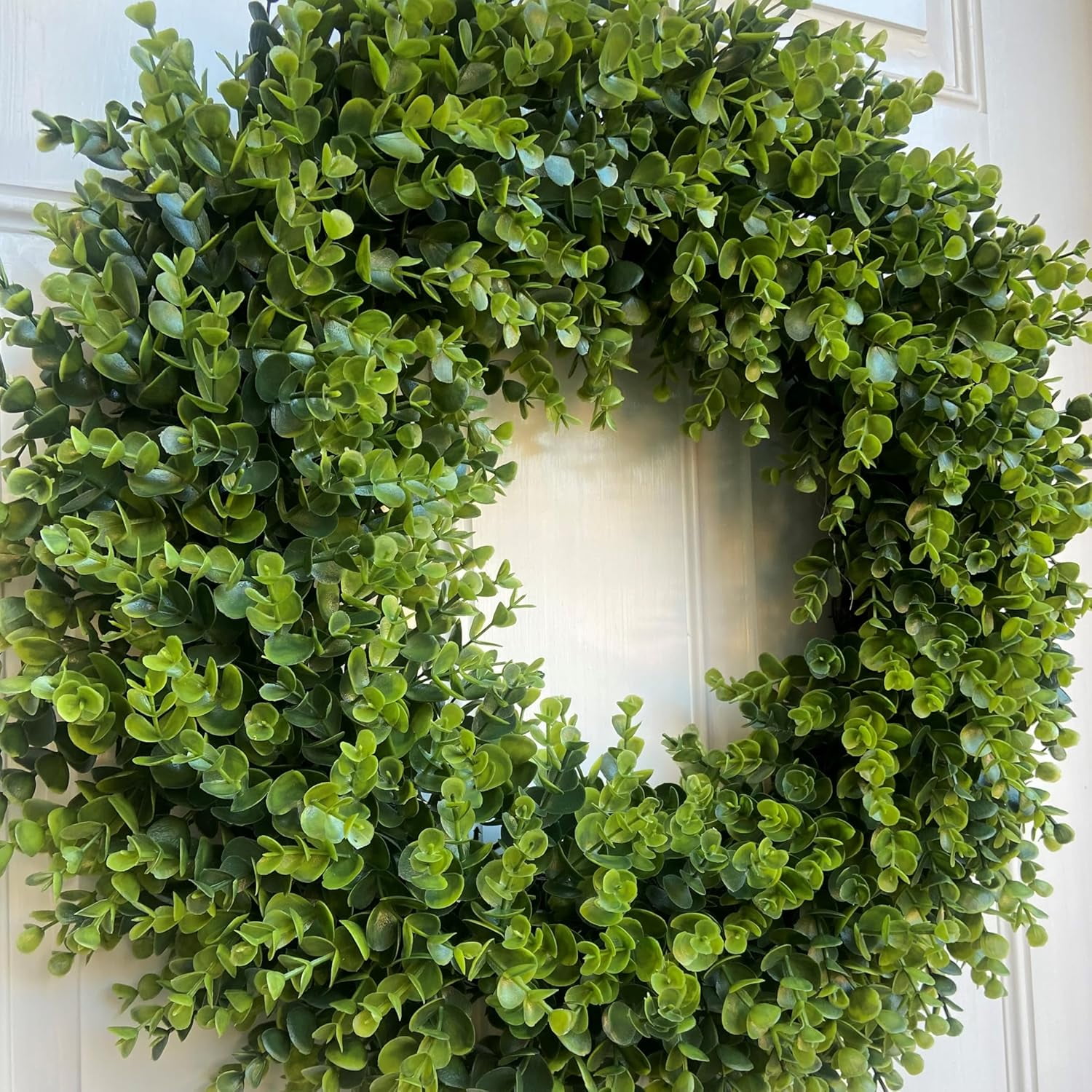 Haute Decor 24 Inch Premium Artificial Boxwood Wreath - Spring or ...