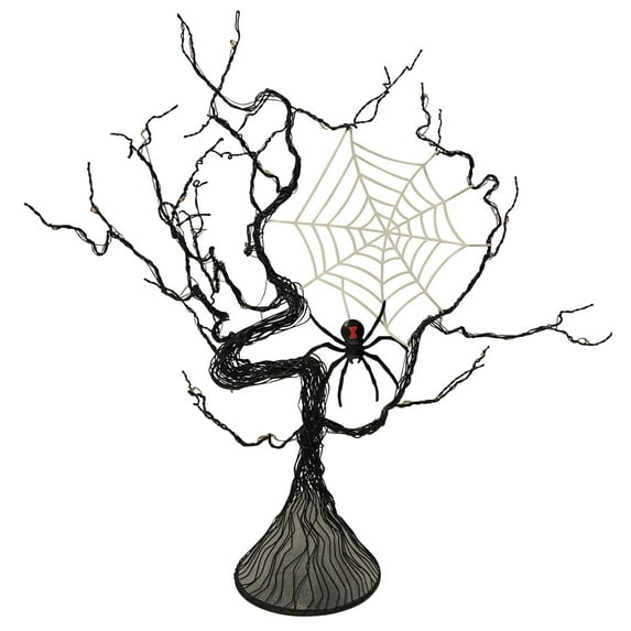 Haute Decor Halloween Tree with Spider - Walmart.com