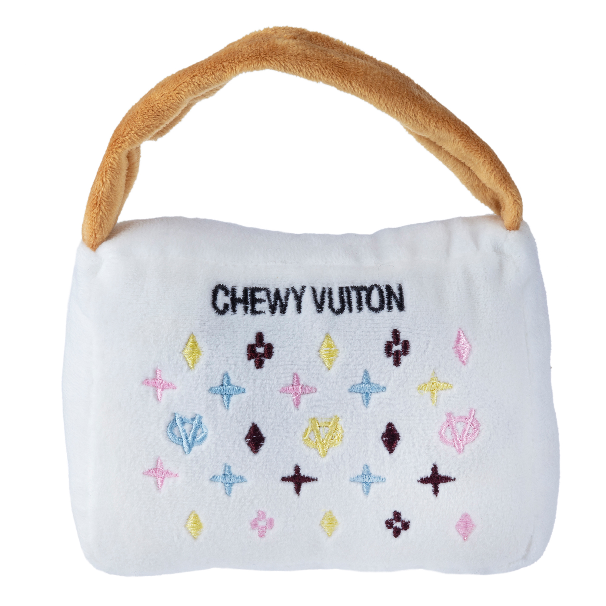Haute Diggity Dog Chewy Vuiton White Collection – Soft Plush Designer ...