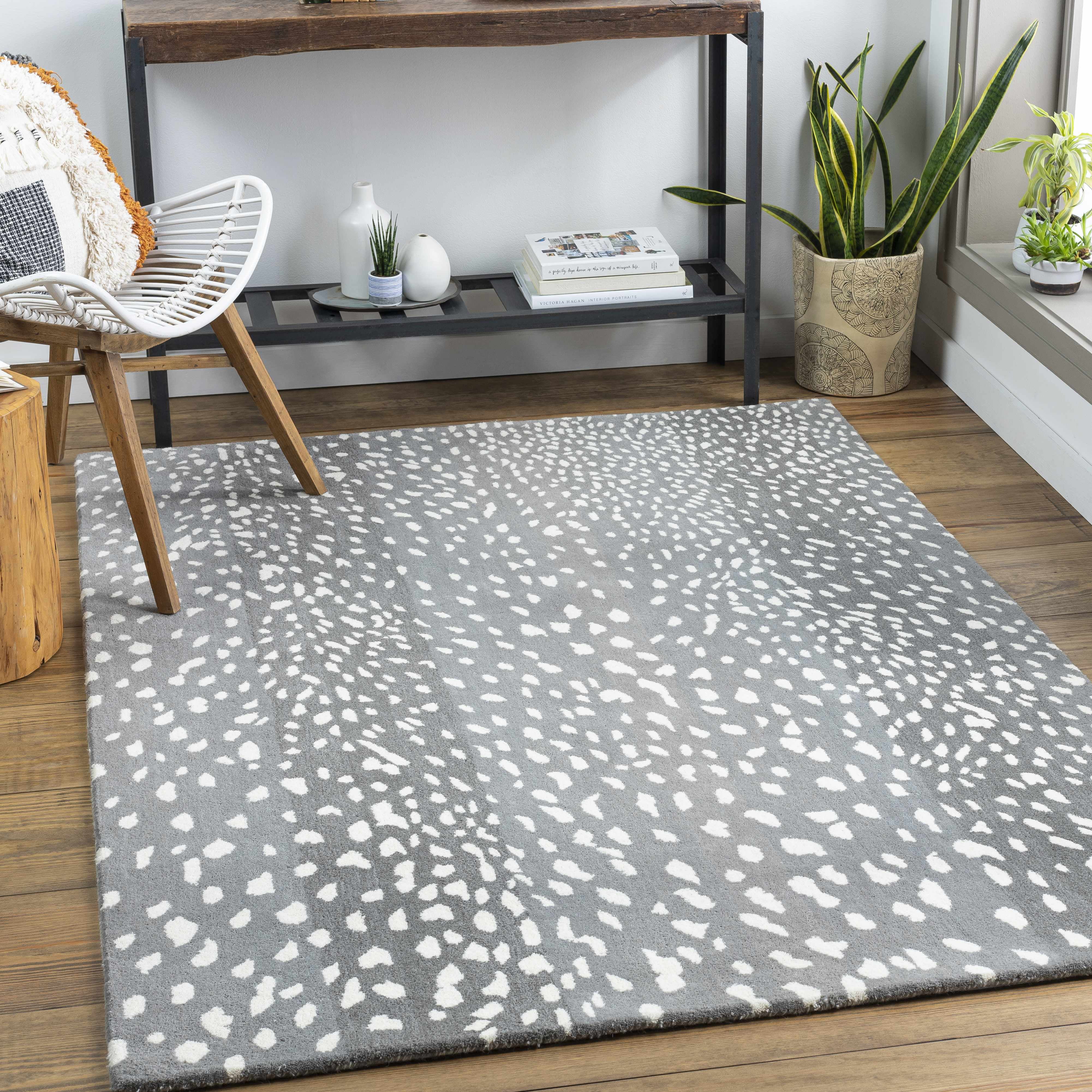 Hauteloom Amberley Modern Hand Tufted Natural Fiber Wool Area Rug ...