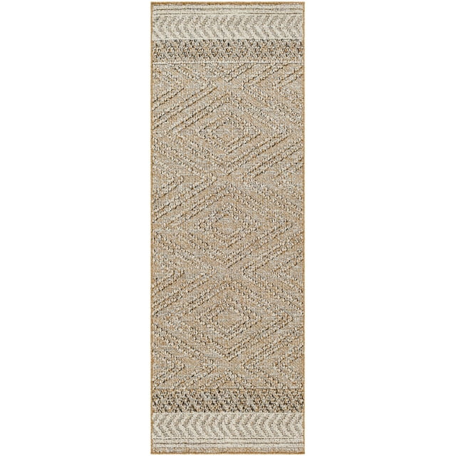 Hauteloom Areli Living Room, Bedroom Patio Outdoor Area Rug - Black ...