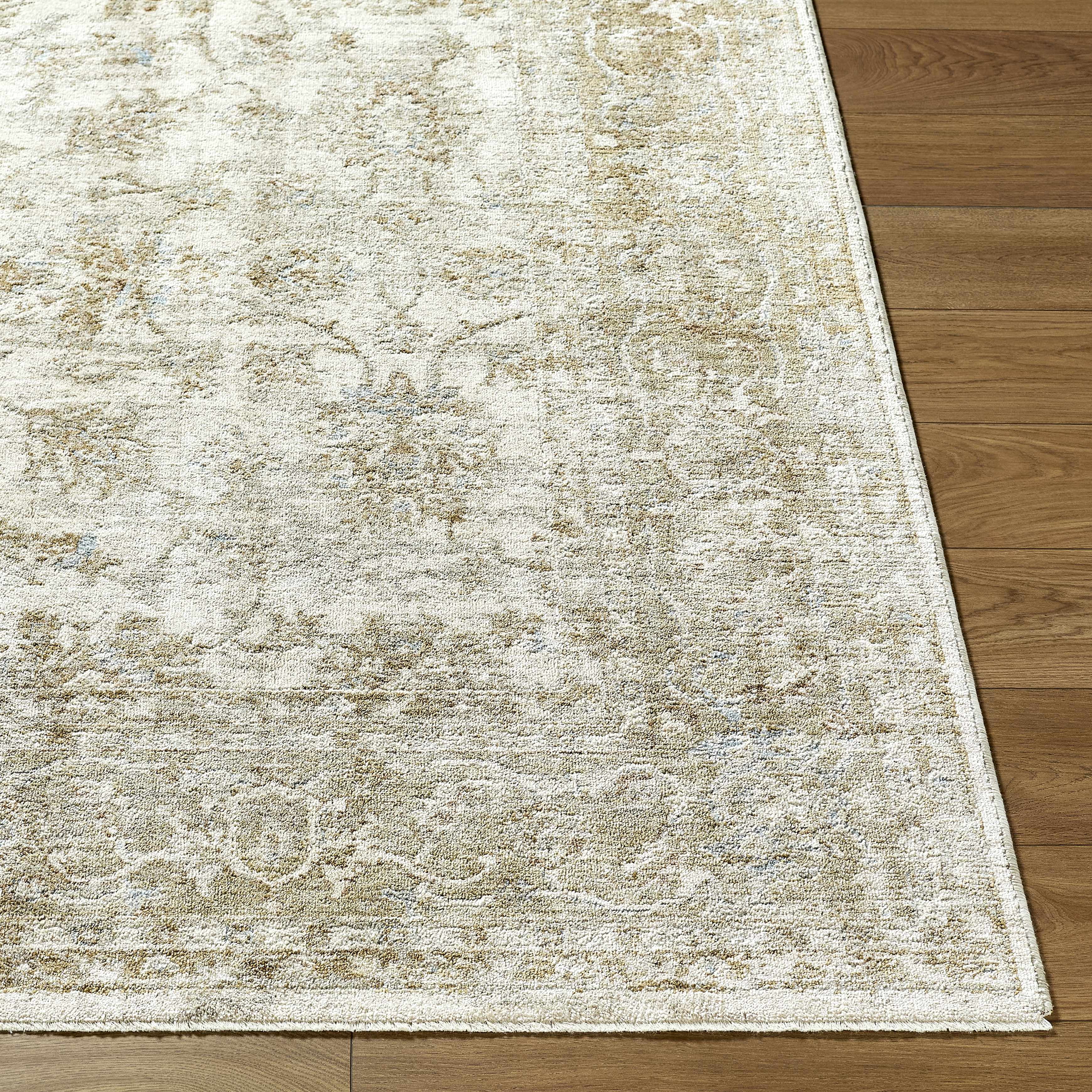 Hauteloom Arella Living Room, Bedroom Area Rug - Traditional - Ivory ...