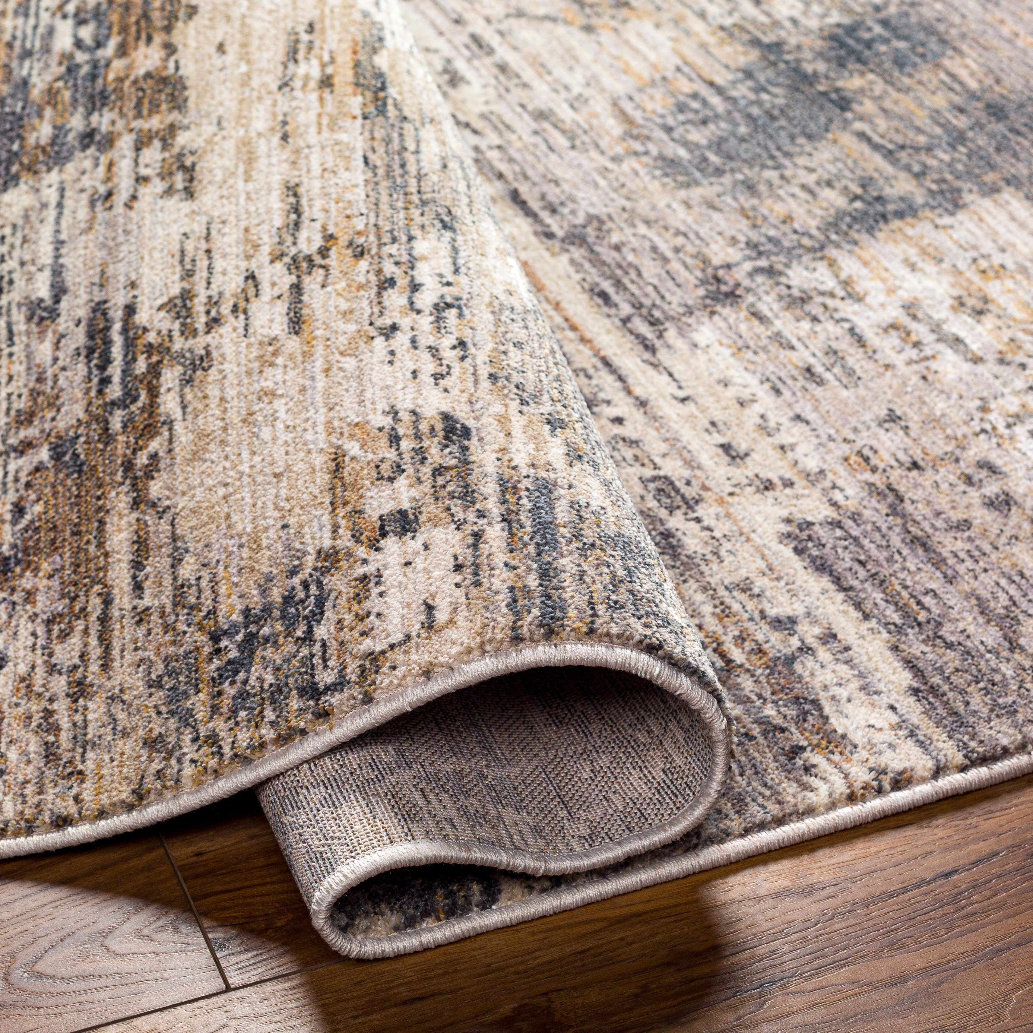 Hauteloom Asuna Living Room, Bedroom Area Rug - Multi, Gray - 3'11" x 5 ...
