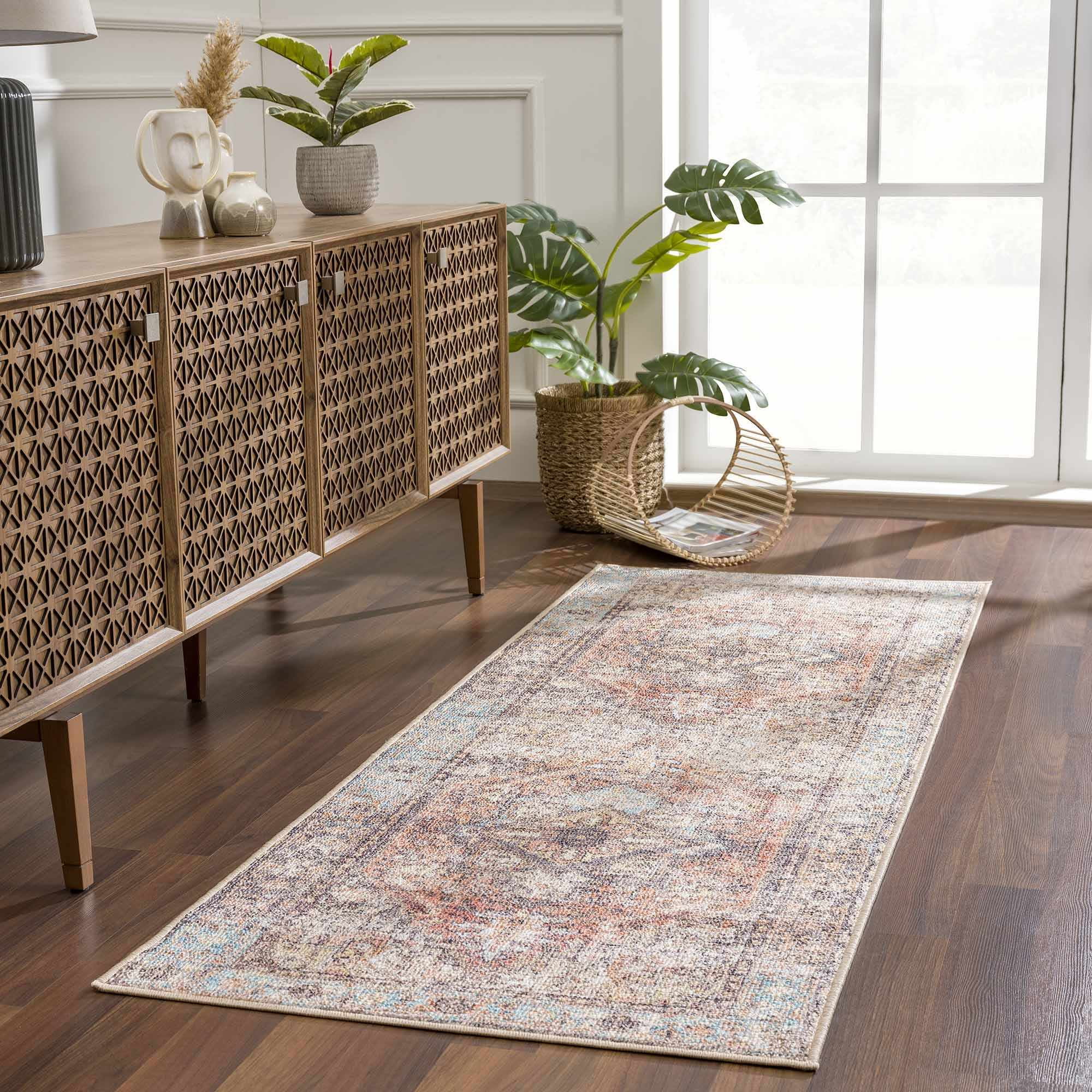 Hauteloom Beck Hallway, Kitchen Machine Washable Runner Rug ...