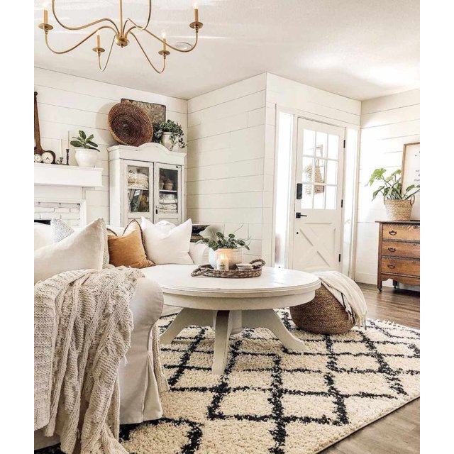 Hauteloom Berber Shag - Wallagrass Farmhouse Living Room Bedroom Area ...