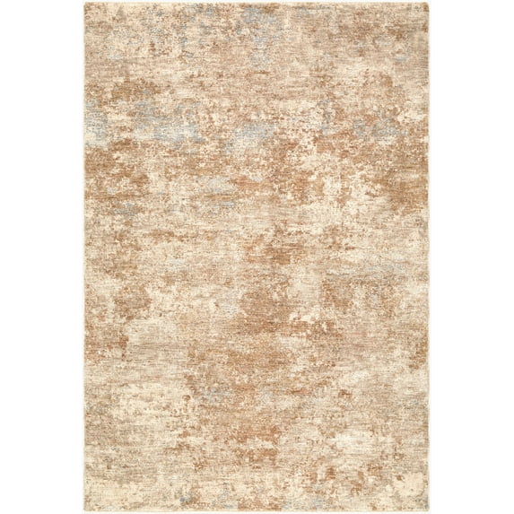 Hauteloom Betrys Living Room, Bedroom Area Rug - Contemporary - Ivory, Medium Gray, Medium Brown ...