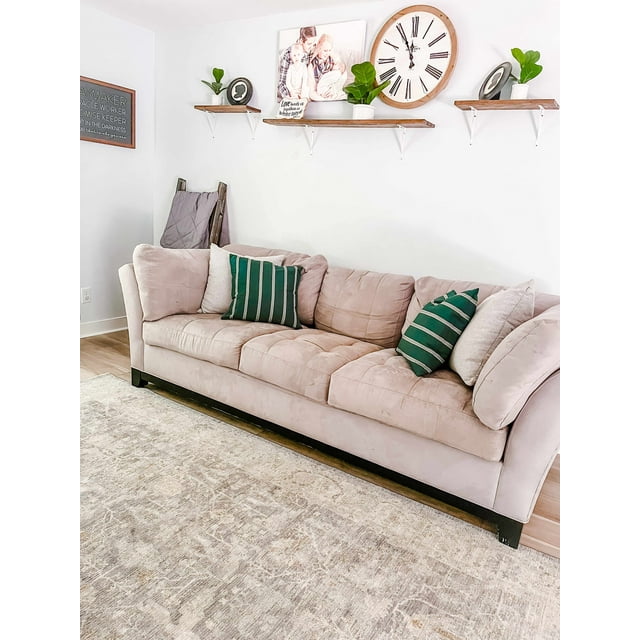 Hauteloom Binx Living Room, Bedroom Area Rug - Green, Gray - 10' x 14 ...