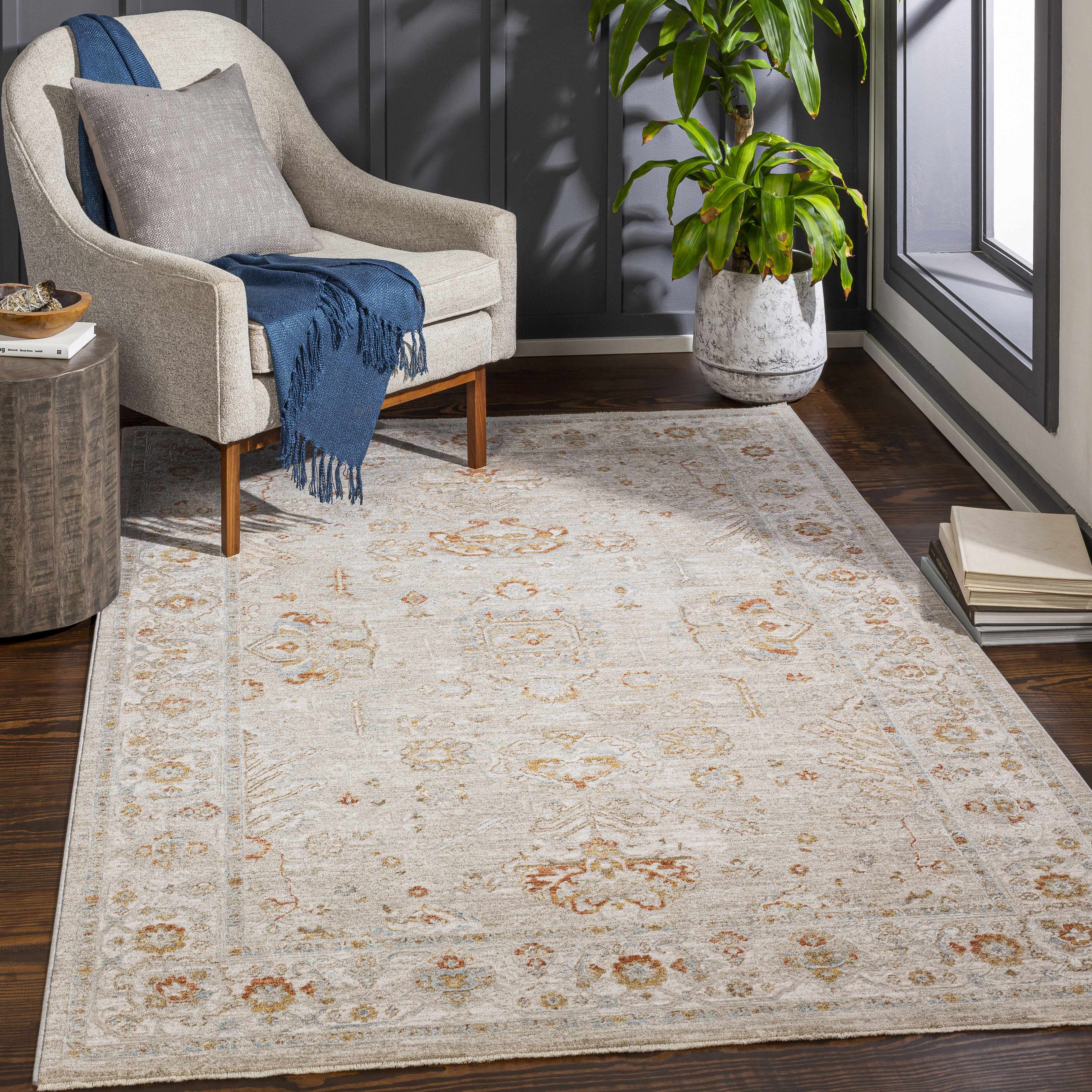Hauteloom Bradley Living Room, Bedroom Area Rug - Traditional - Sage ...