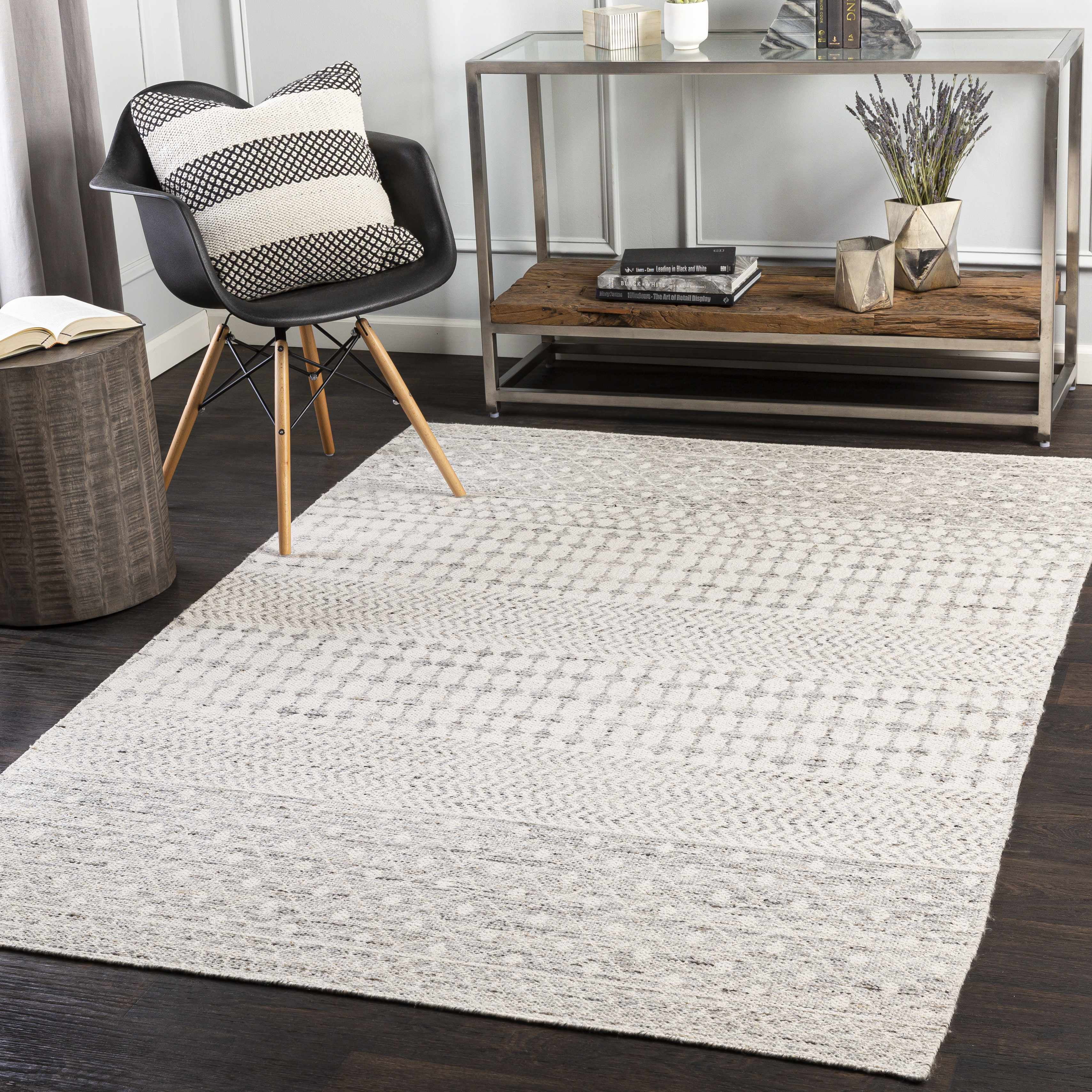 Hauteloom Buckman Living Room, Bedroom Area Rug - Global - Beige, Gray ...