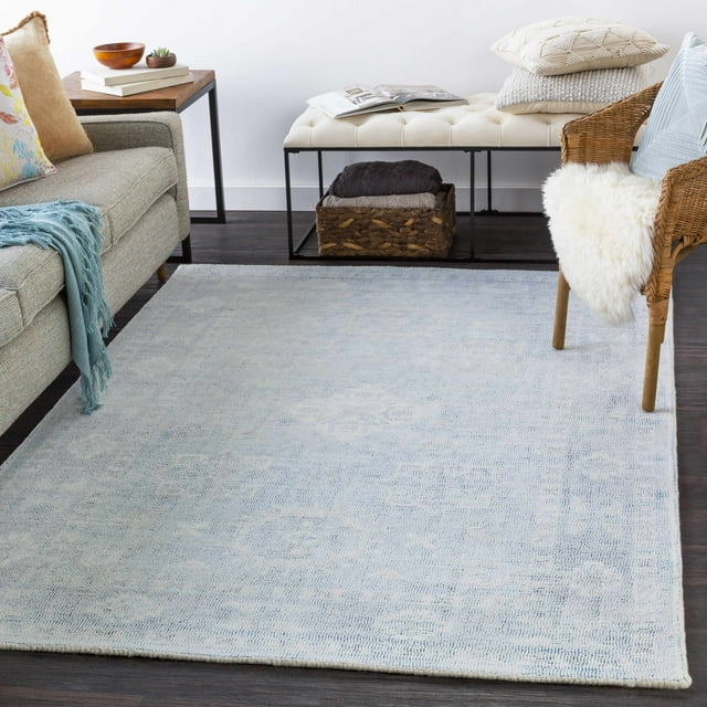 Hauteloom Calderbank Wool Living Room, Bedroom Area Rug - Traditional ...