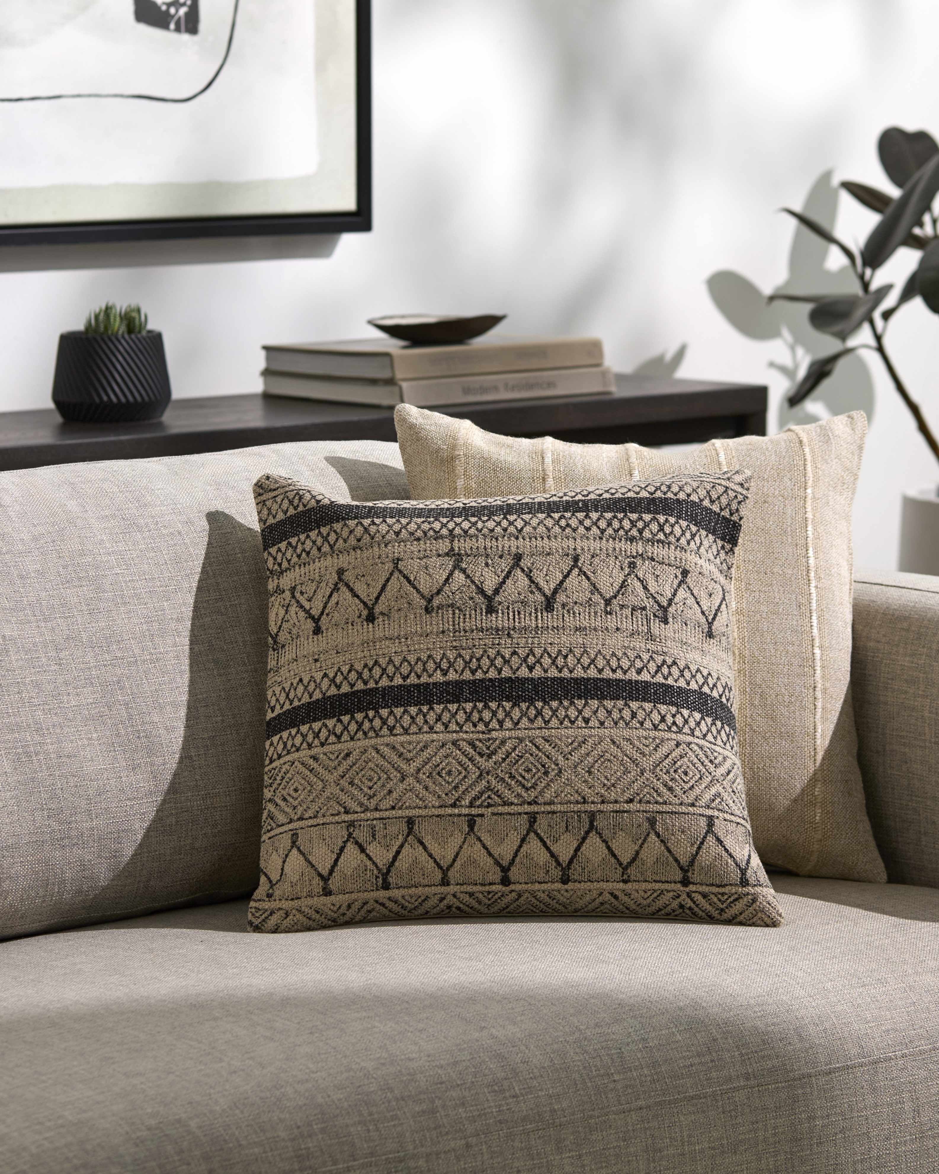 Hauteloom Calliope Cotton Decorative Throw Pillow Cover - Moroccan ...