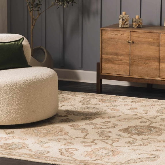 Hauteloom Callum Wool Living Room, Bedroom Area Rug - Traditional - Off ...