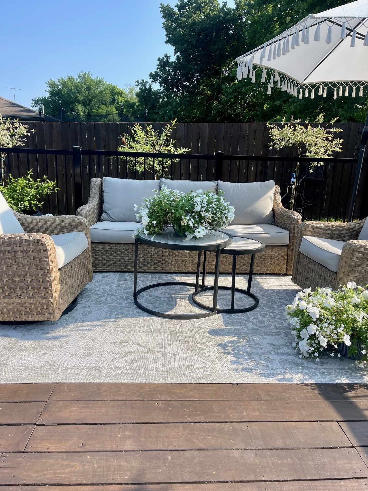 Hauteloom Canadian Outdoor Runner Rug - Outsite Porch Patio Runner Rug ...