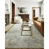Hauteloom Binx Living Room, Bedroom Area Rug - Green, Gray - 10' x 14 ...