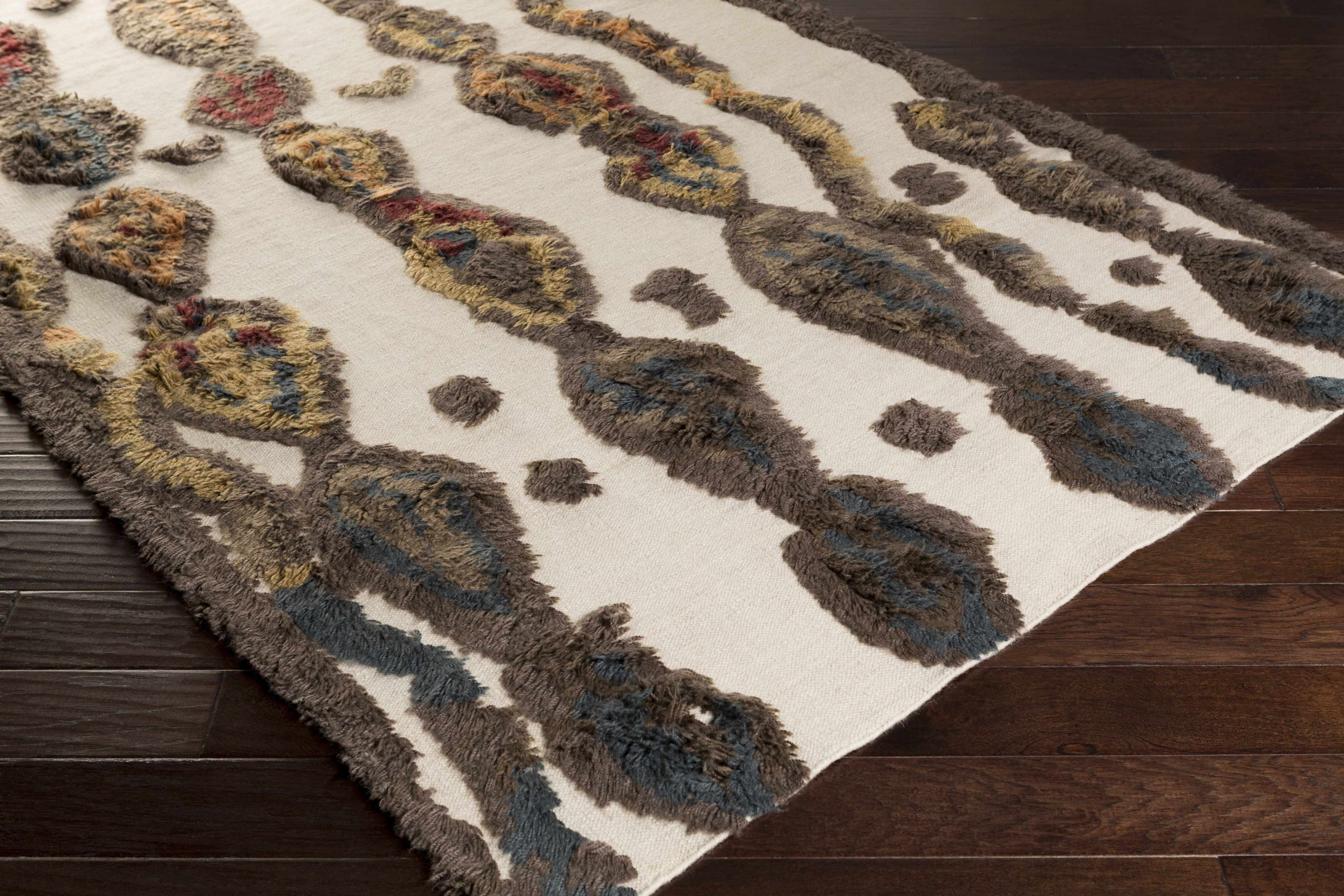 Hauteloom Fakenham Wool Living Room, Bedroom Area Rug - Natural Fibers ...
