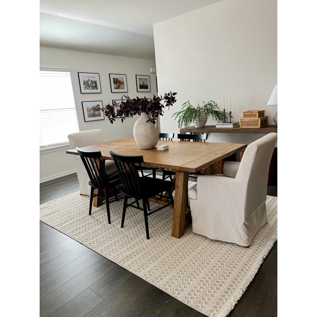 Hauteloom Hamal Living Room, Bedroom Area Rug - Ivory, Green, Gray - 7 ...