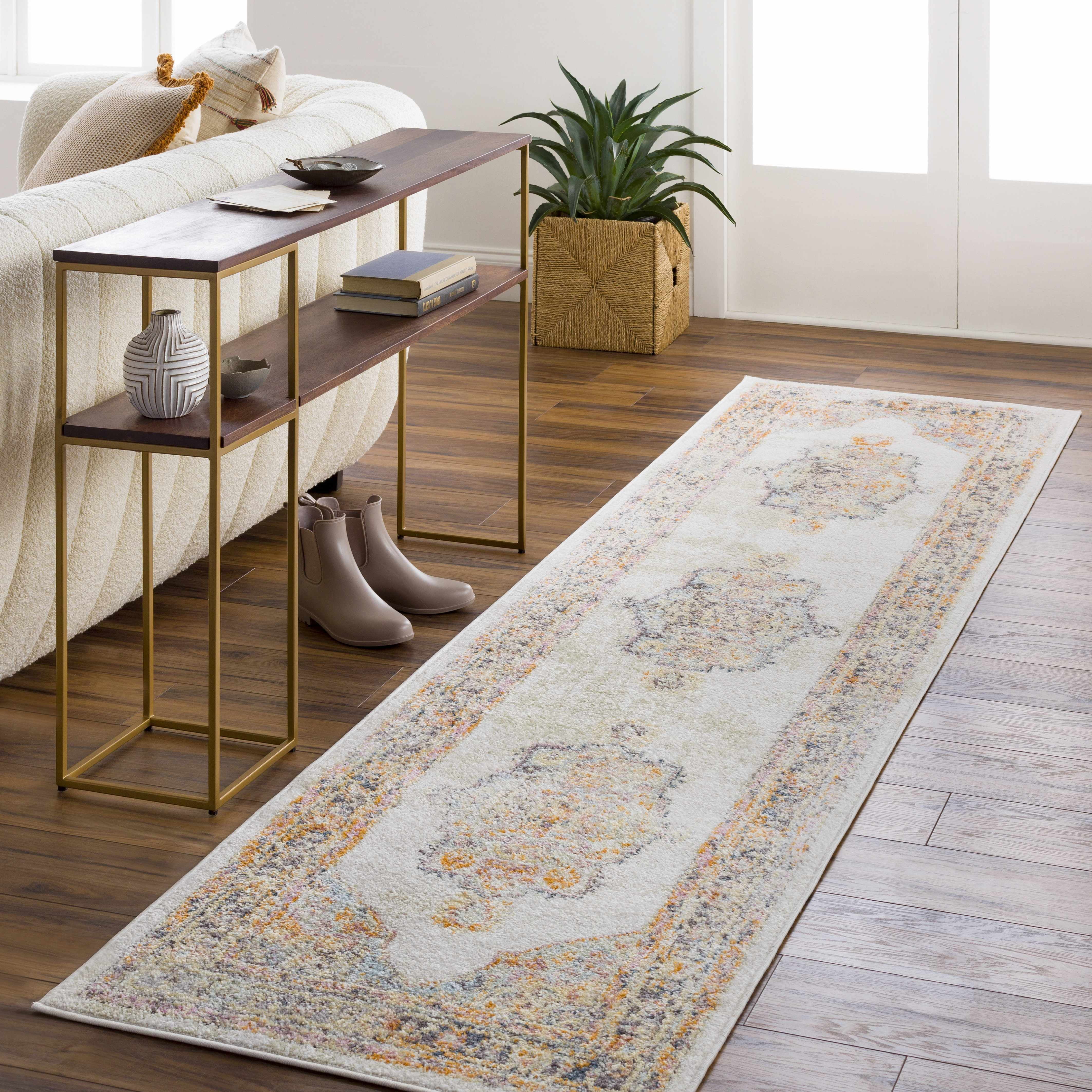 Hauteloom Hillcrest Medallion Hallway Bedroom Runner Rug - Traditional ...