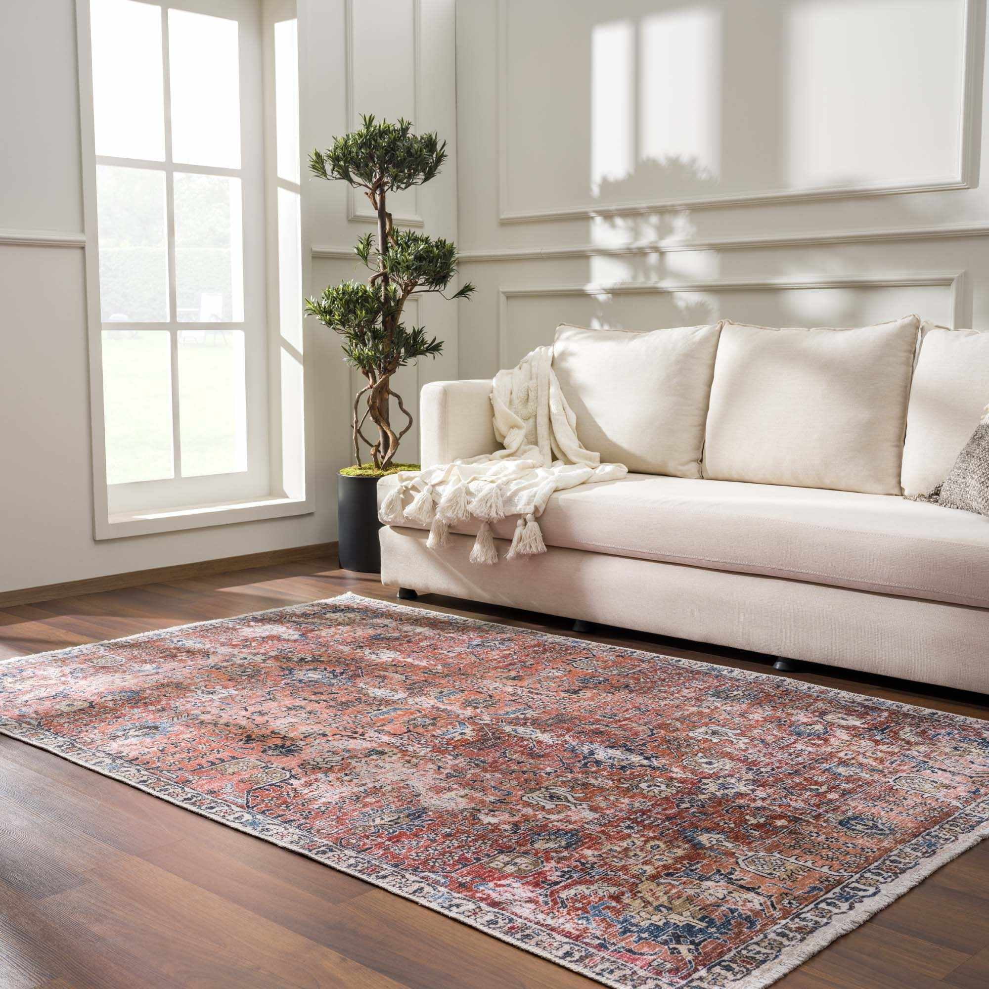 Hauteloom Holli Living Room, Bedroom Machine Washable Area Rug ...