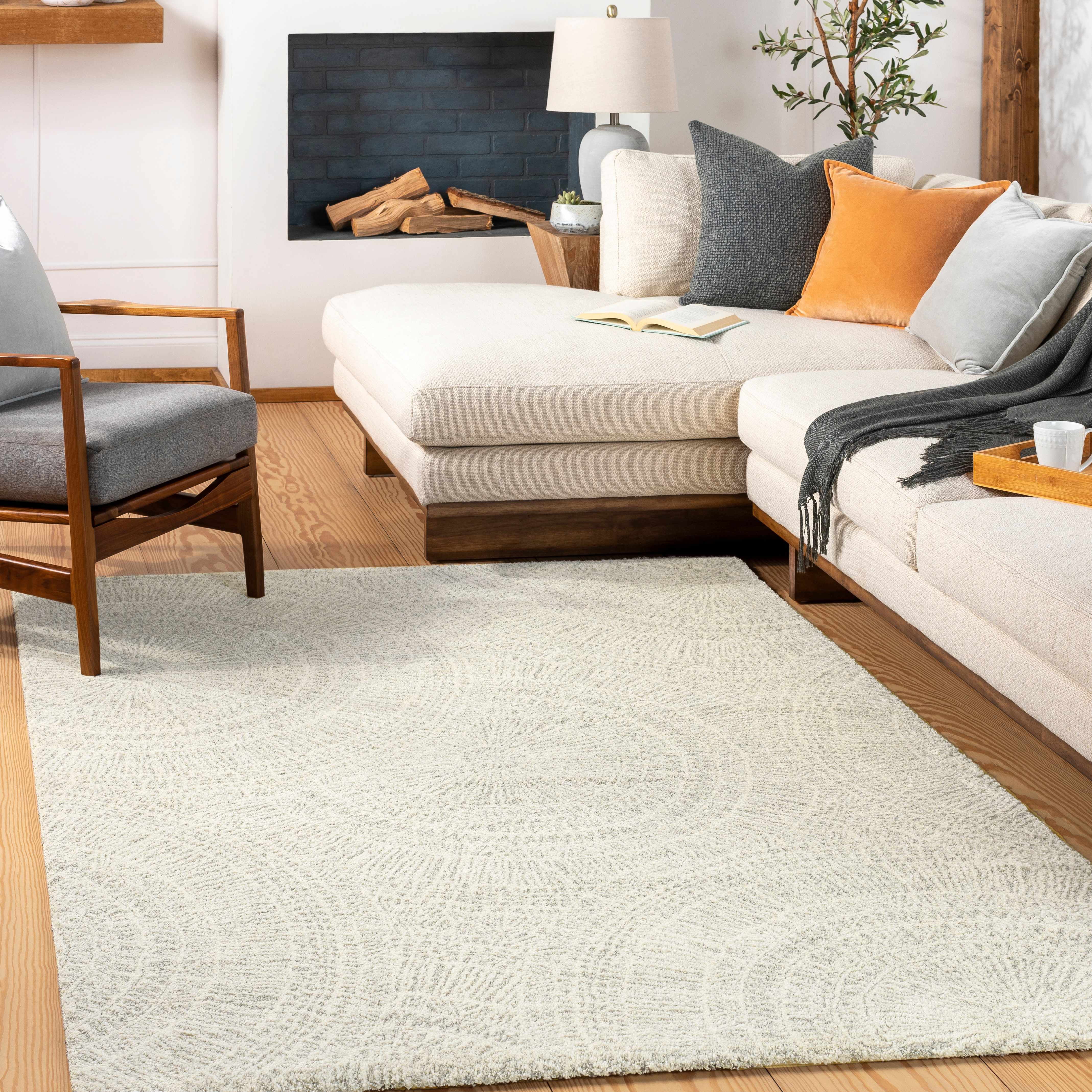 Hauteloom Horsley Living Room, Bedroom Area Rug - Bohemian Neutral ...