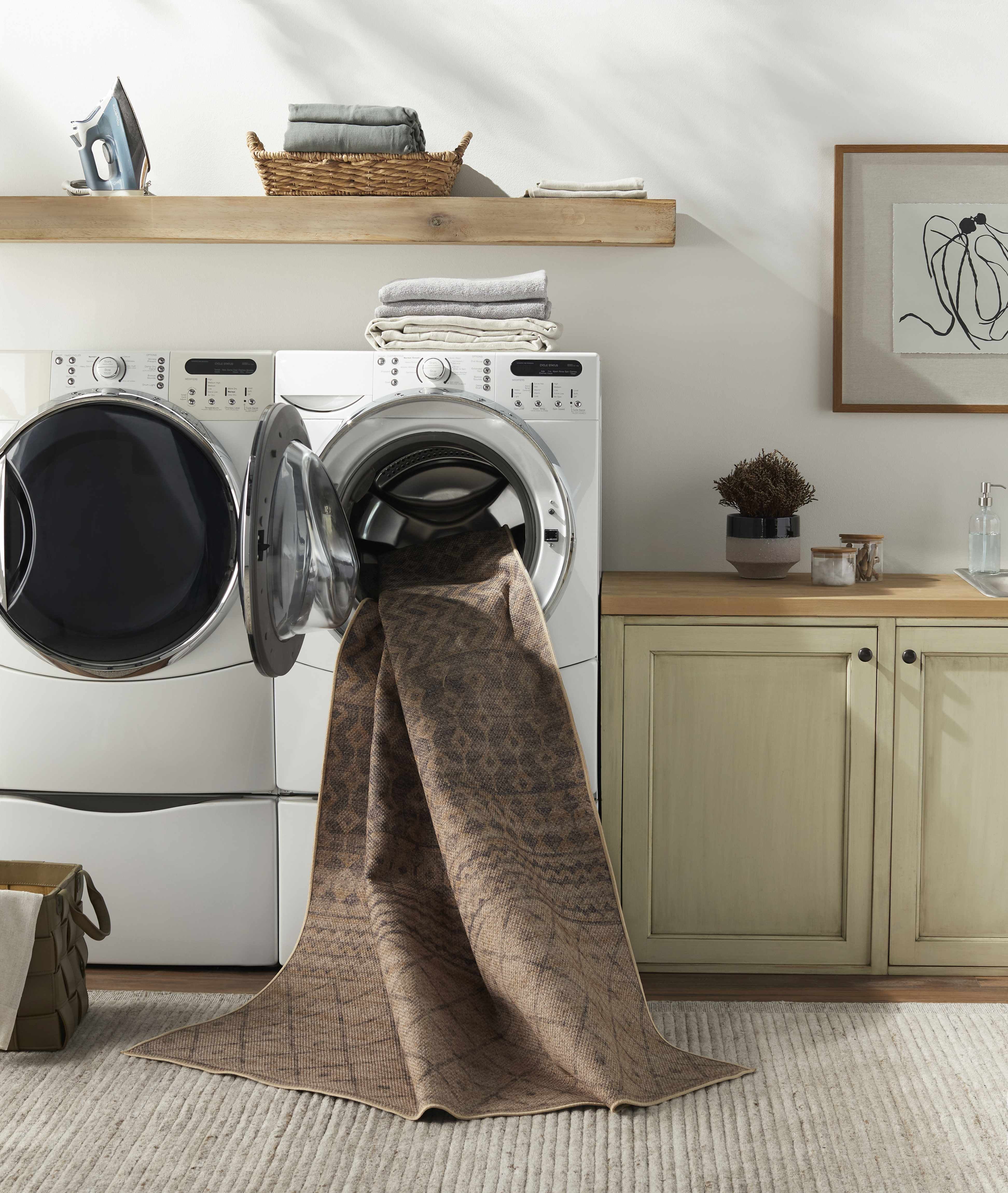 Hauteloom Inali Natural Jute Looking Recycled Material Living Room ...