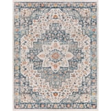 Simply Southern Cottage Lecompte 8' X 10' Light Blue High Low Area Rug ...