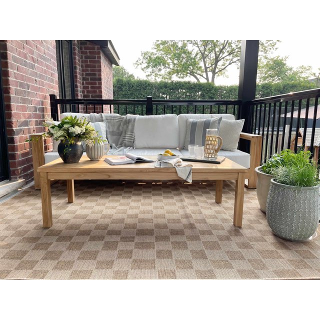 Hauteloom Kuval Living Room, Bedroom Patio Outdoor Area Rug - Modern ...