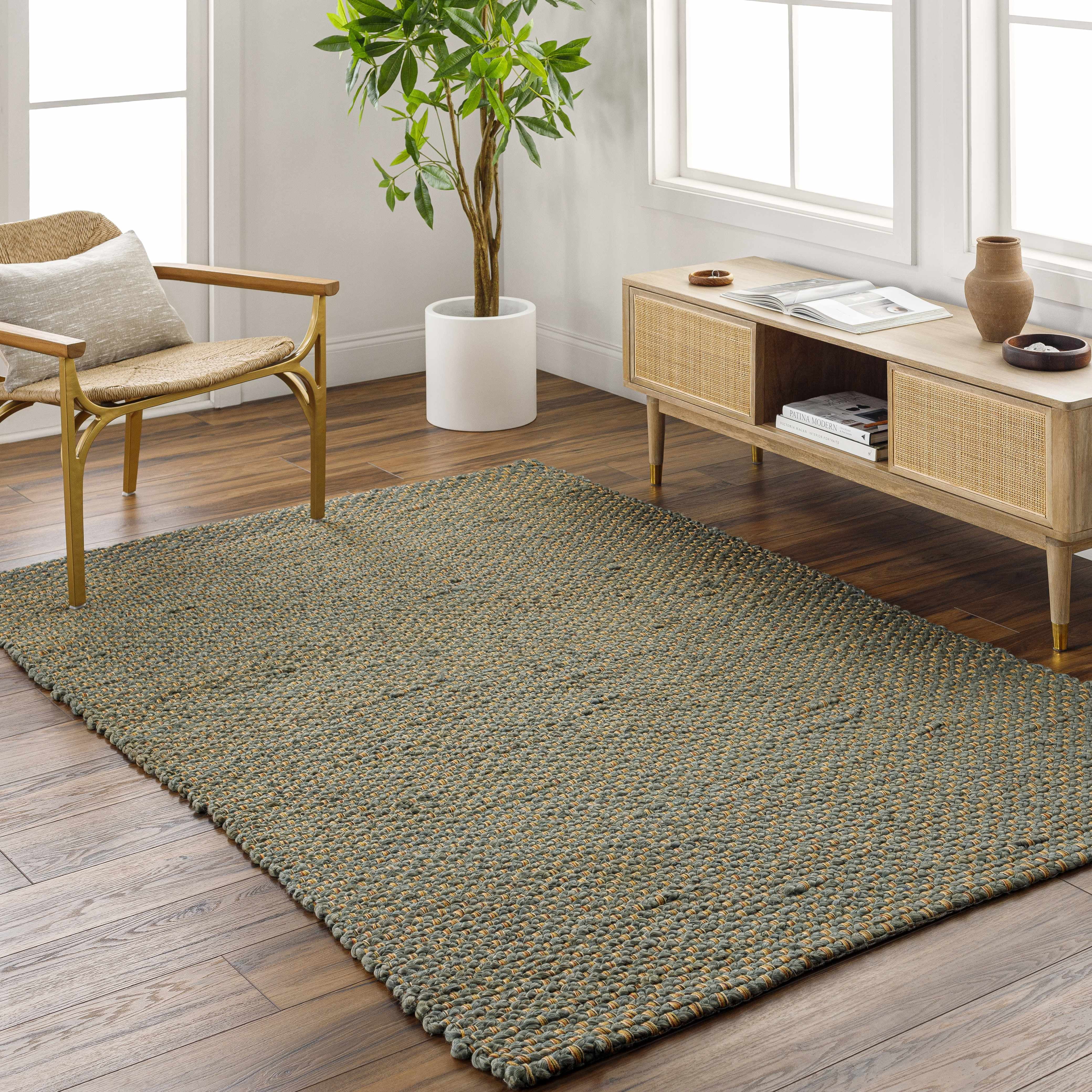 Hauteloom Maral Jute Living Room, Bedroom Area Rug - Contemporary ...