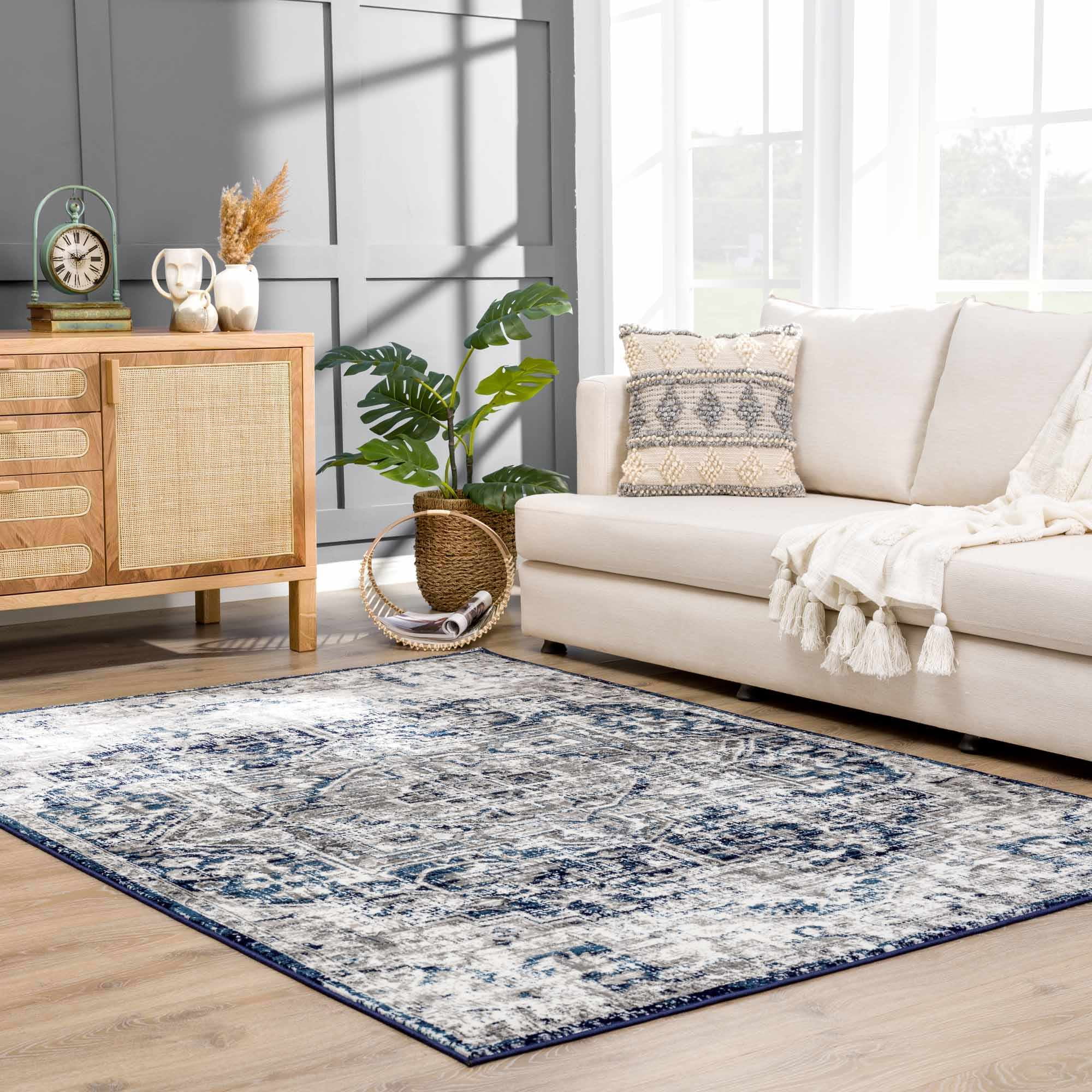 Hauteloom Monaco Collection Living Room, Bedroom Oriental Area Rug ...