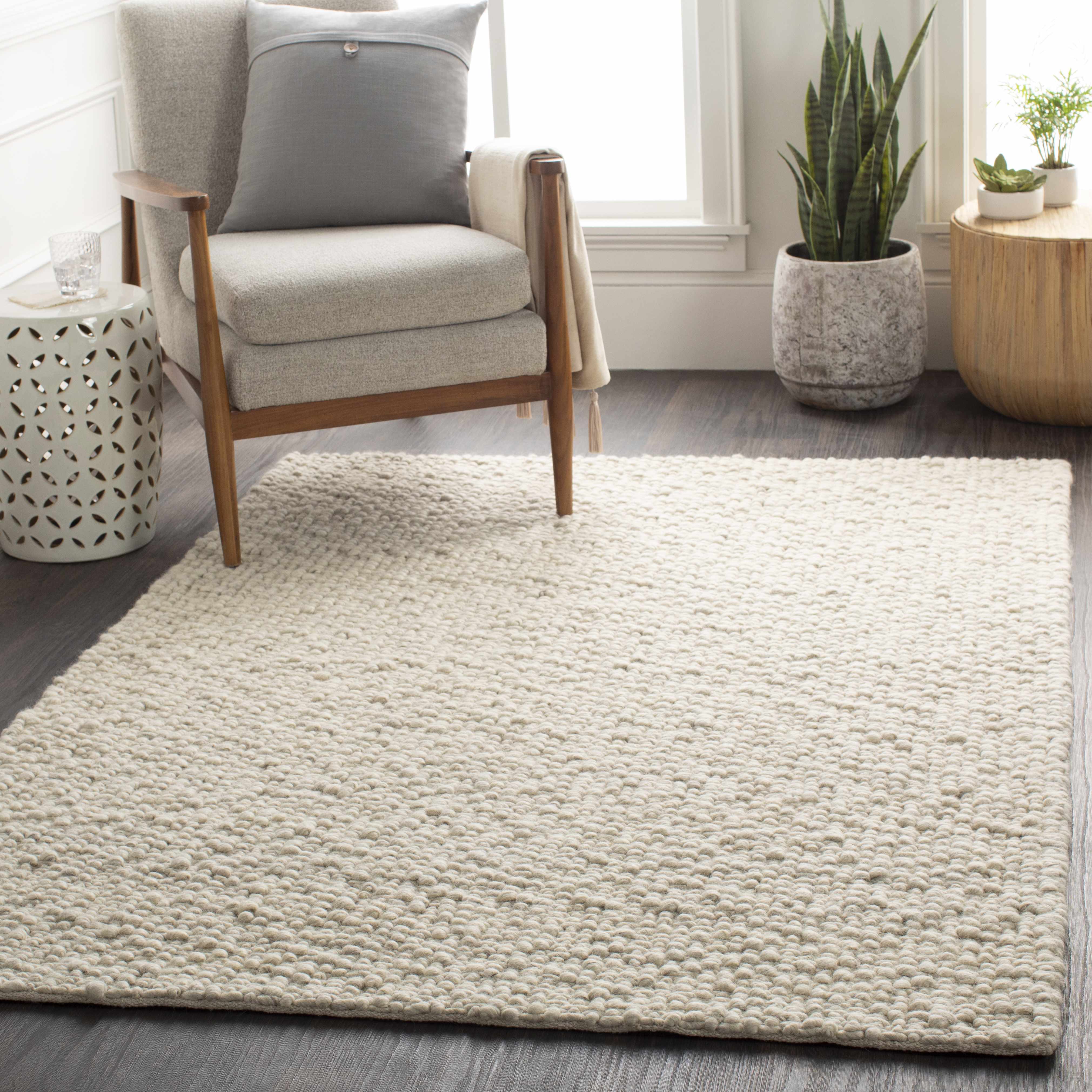 Chris Loves Julia x Loloi Alice Cream/Charcoal 9'-2" x 13' Area Rug ...