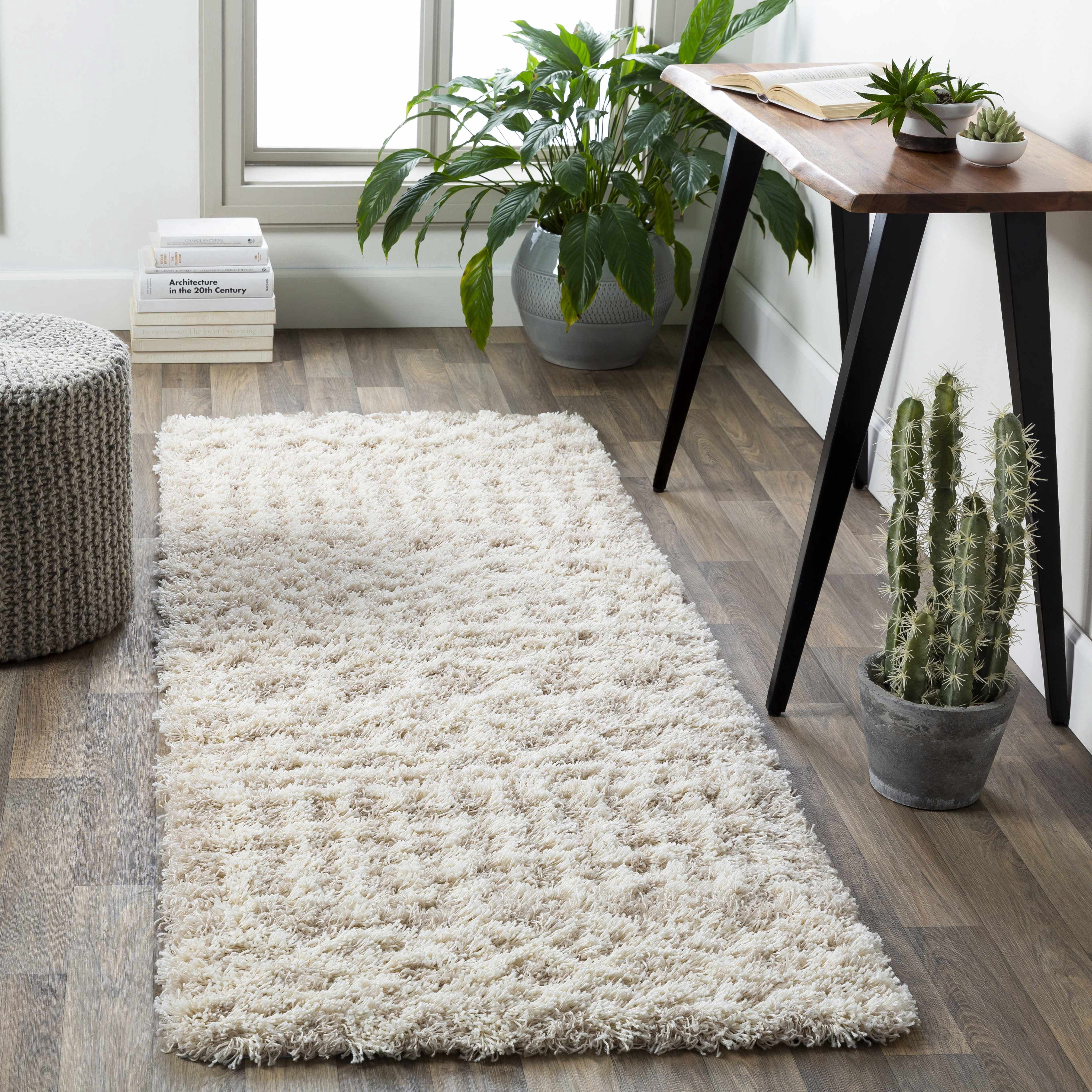 Hauteloom Promp Shaggy Farmhouse Living Room, Bedroom Runner Rug ...
