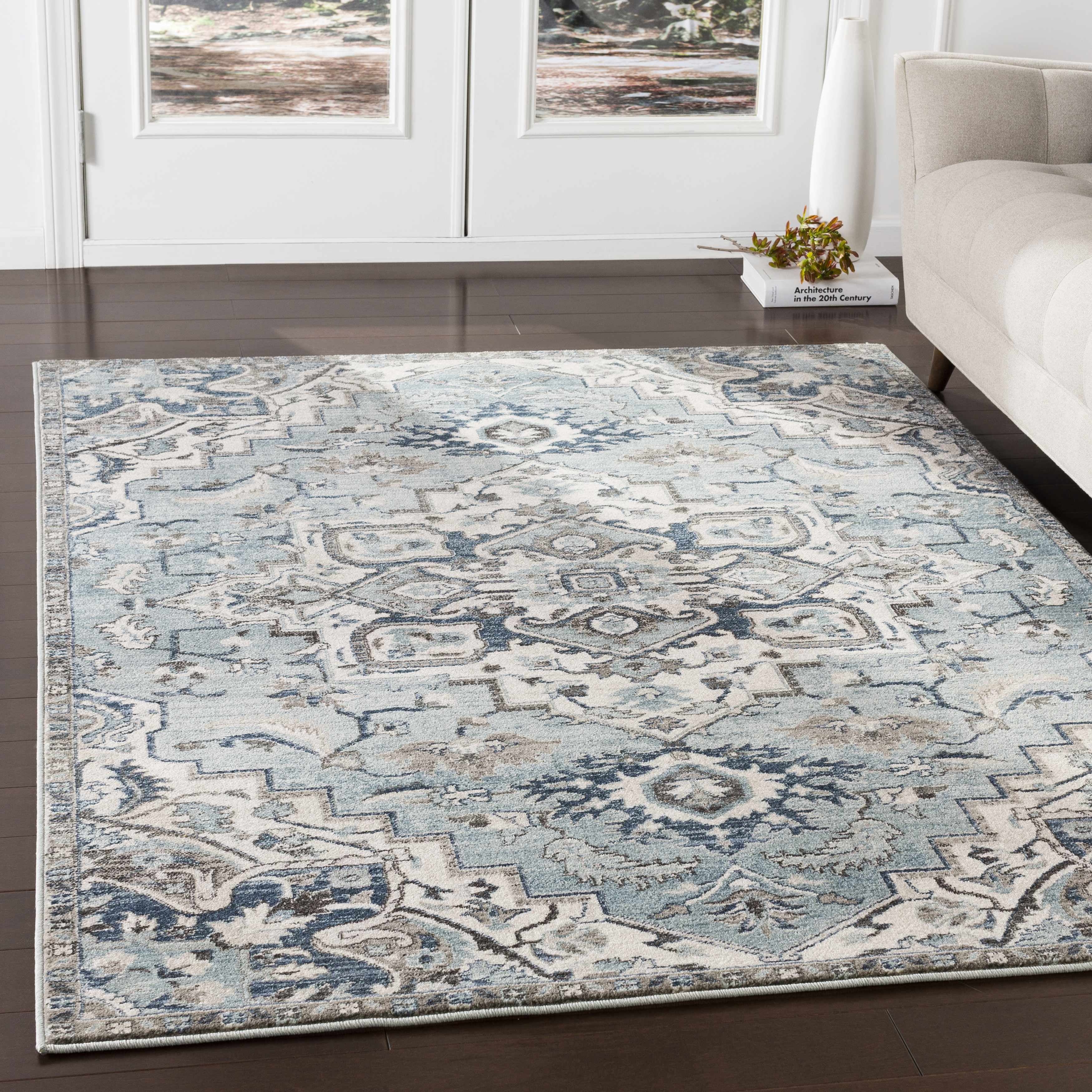 Hauteloom Pukwana Traditional Medallion Foyer Area Rug - Bohemian ...